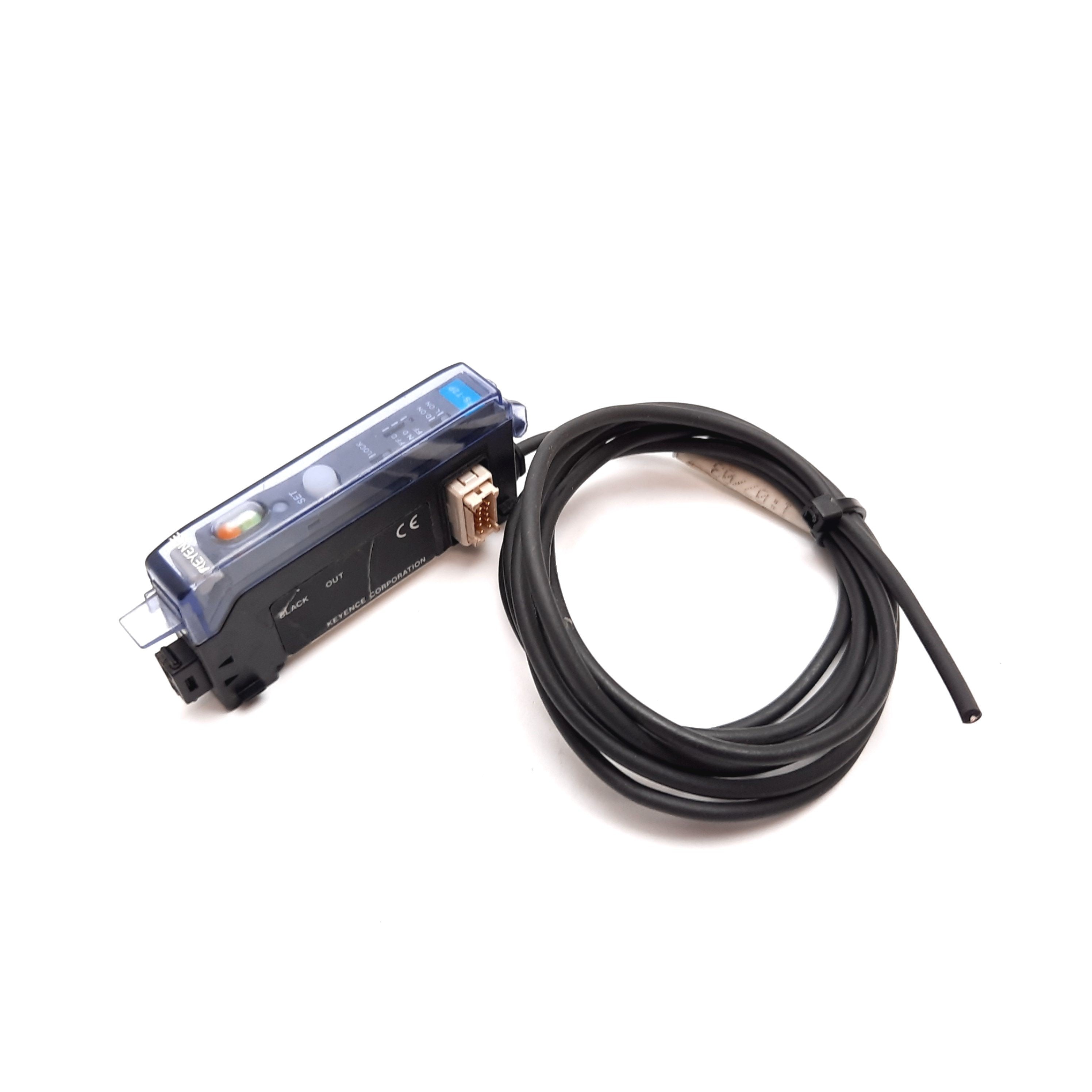Keyence FS-T2P Fiber Optic Sensor Amplifier, 12-24VDC, PNP, Red LED, D ...