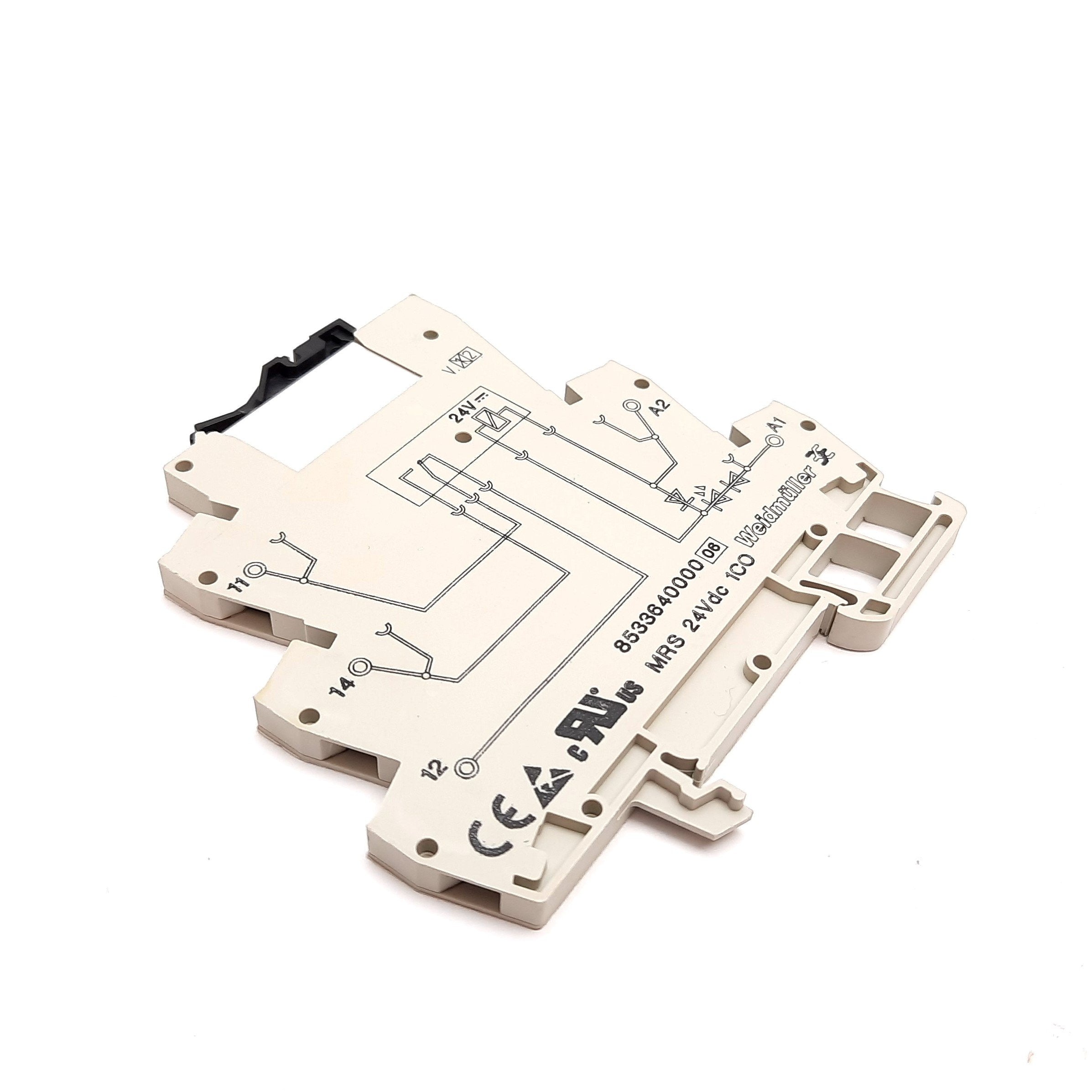 Weidmuller RSS113024 Relay, Coil: 24VDC, Contact: 6A 250VAC, 853364000 ...
