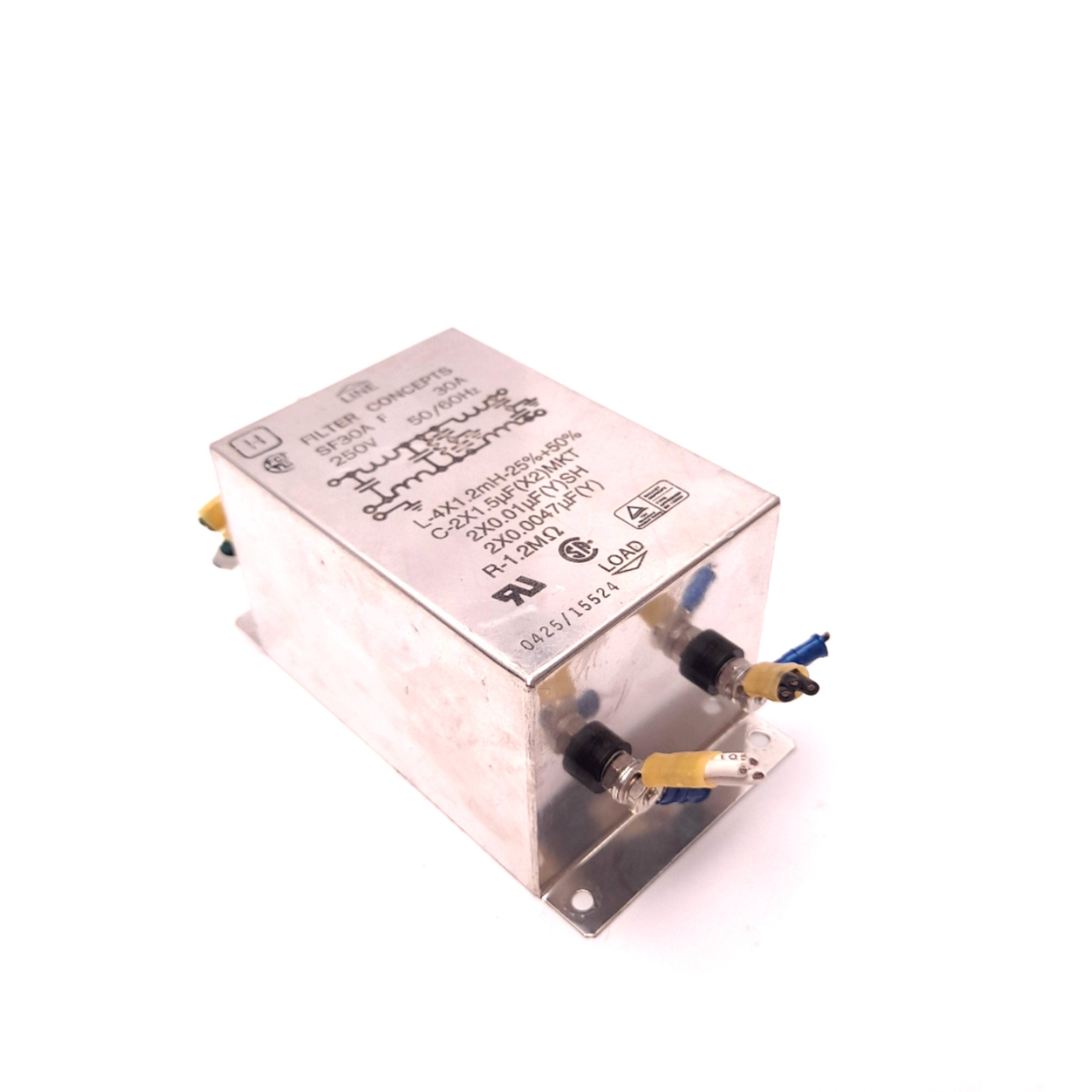 Filter Concepts SF30A EMI Filter, Voltage: 250VAC 50/60Hz, Current: 30 ...