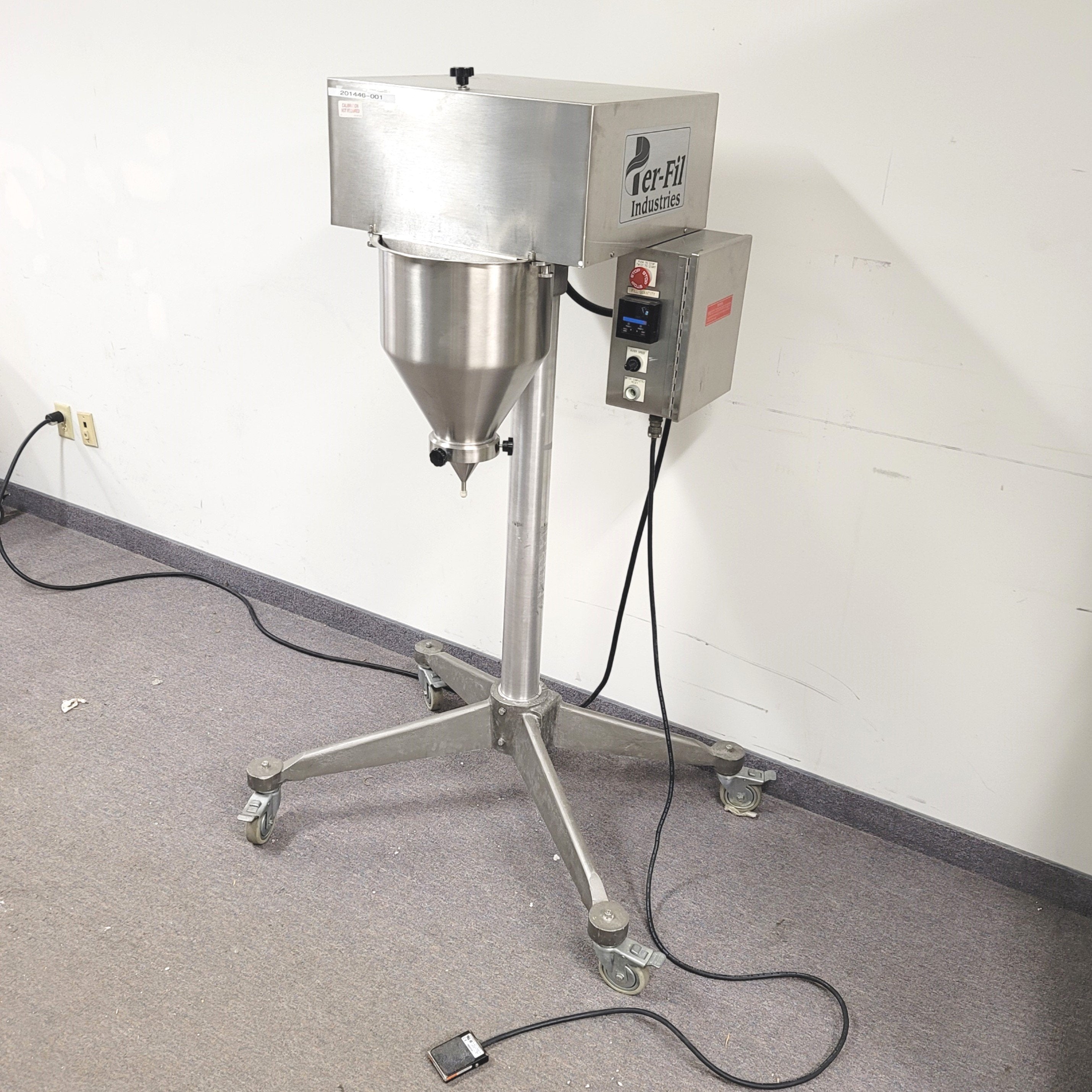 Per-Fil Model MF Micro-Filler Micro Doser Auger Filler, 120VAC 5A, 0.5 ...