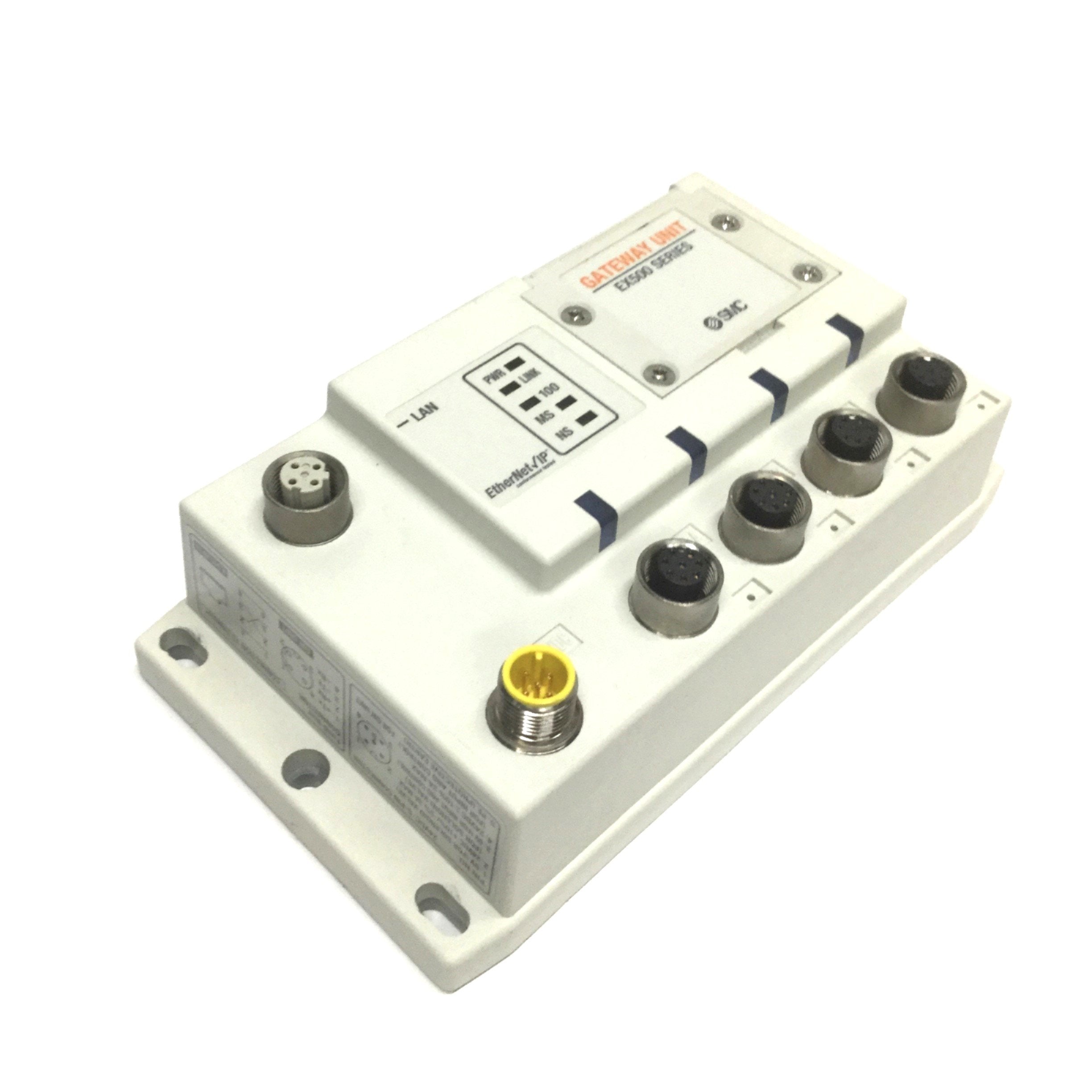 SMC EX500-GEN1 Serial Gateway Unit, EtherNet/IP, 24VDC 200mA, 64-Point ...