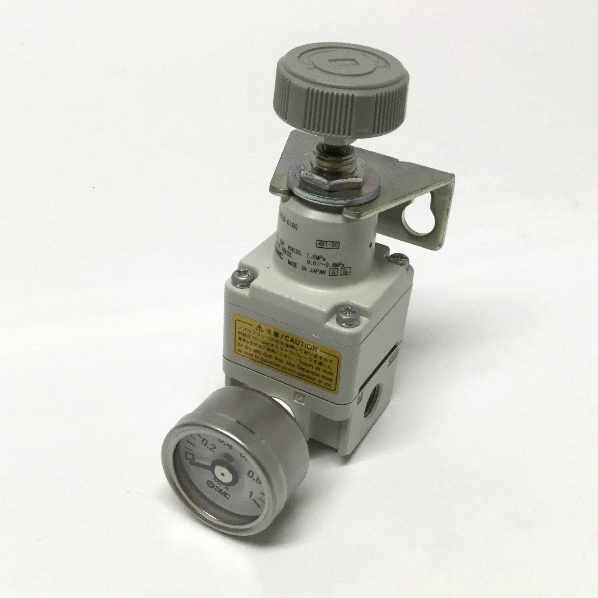 SMC IR1020-01BG Precision Regulator, 0.01~0.8MPa Set Pressure, Rc 1/8 ...