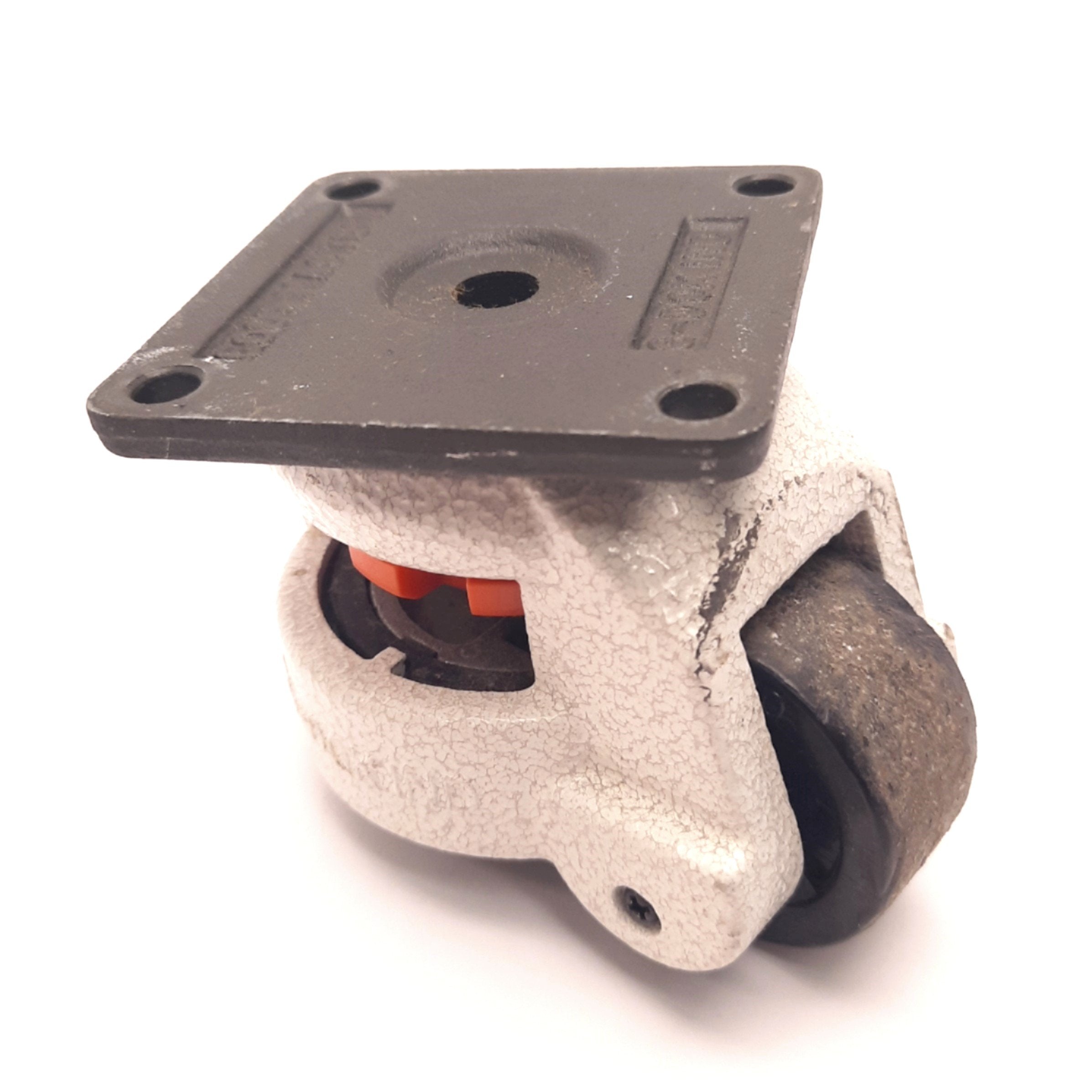 Foot Master GD-60-F-NYN Leveling Caster 50mm Wheel, 58mm Spacing, 280K ...