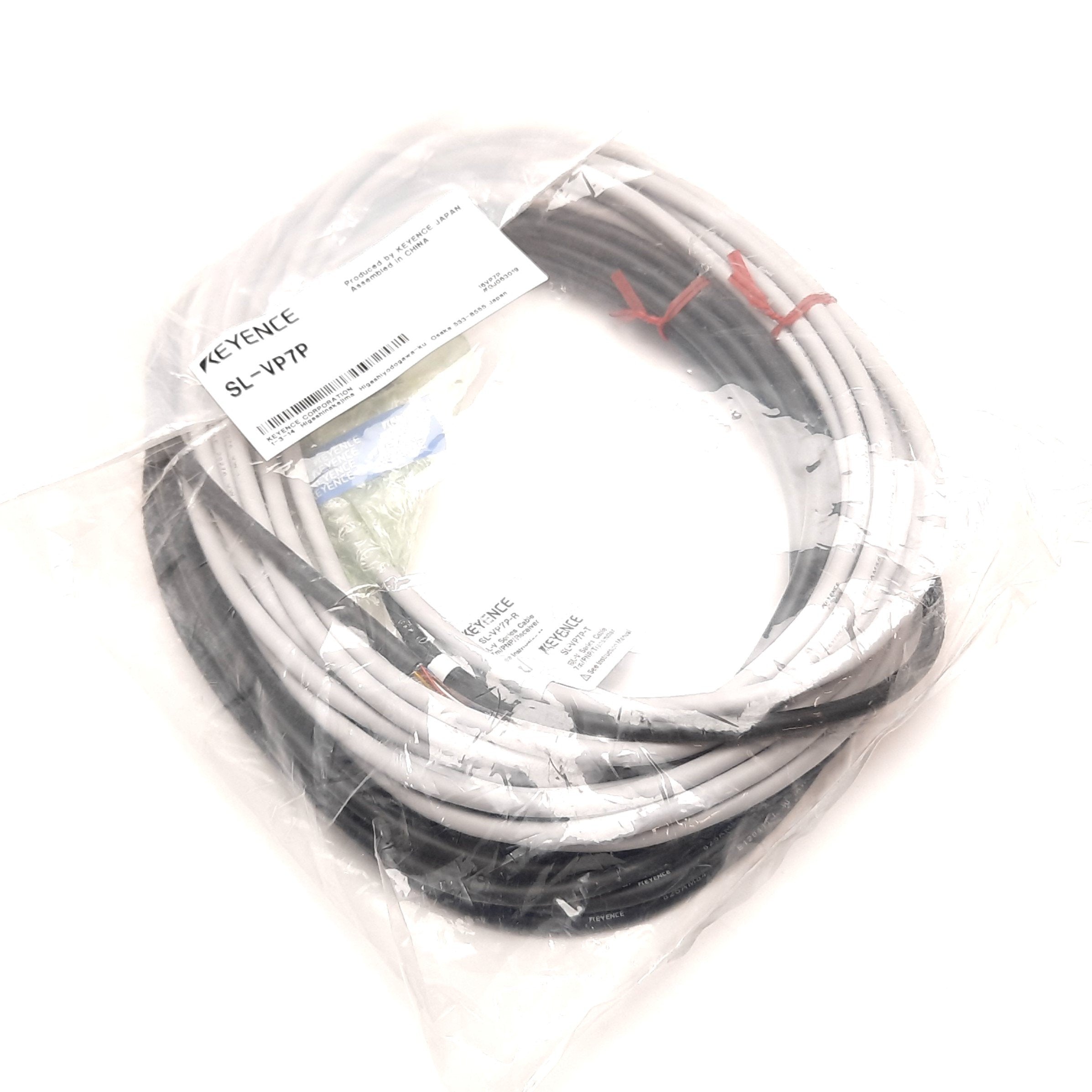 Keyence SL-VP7P Main Unit Connection Cables, Plug to 8-Flying Leads, P ...