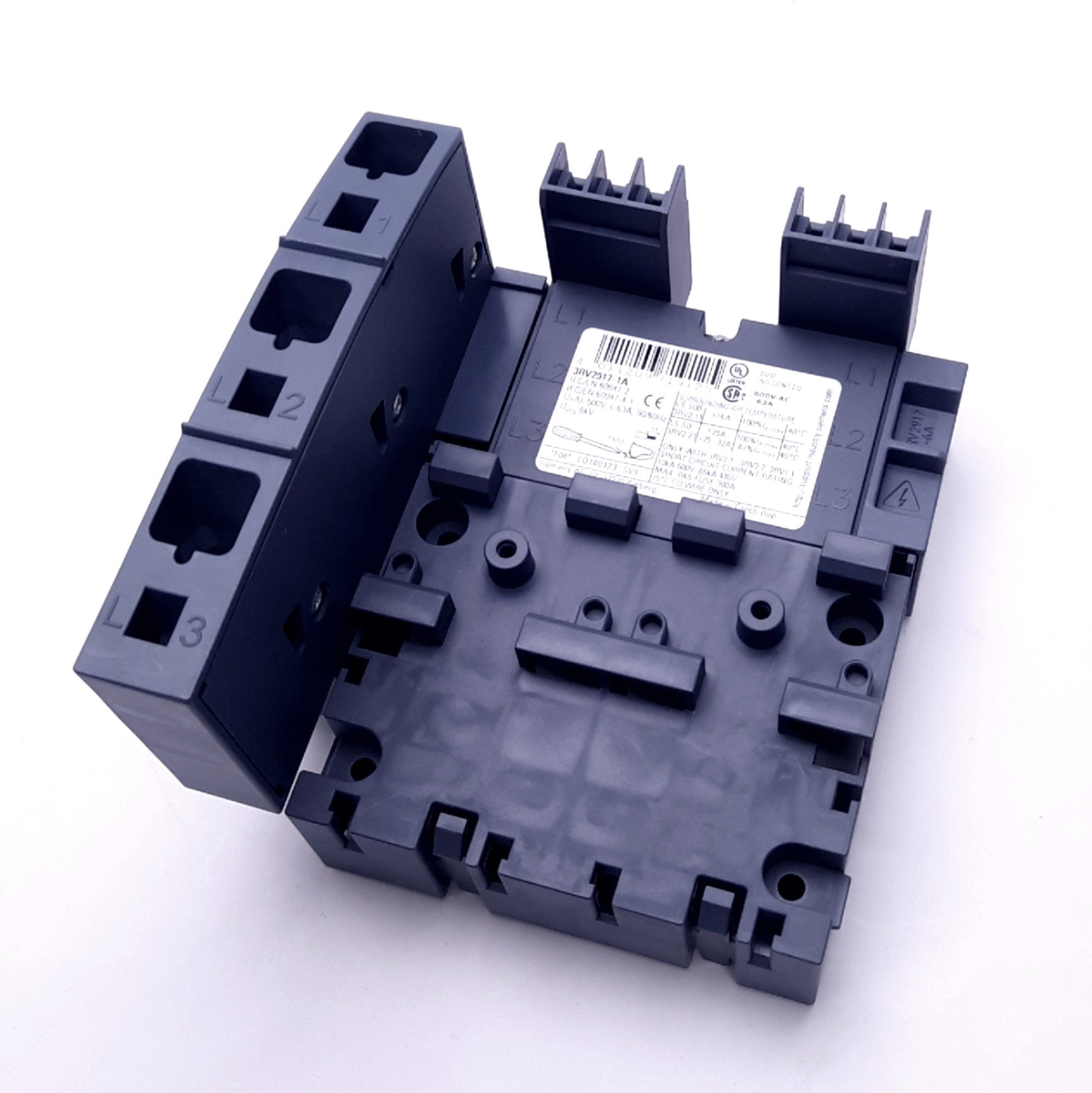 Siemens 3RV2917-1A SIRIUS Busbar 3-Ph, Size S00/S0, 600v AC 63A, Infee ...