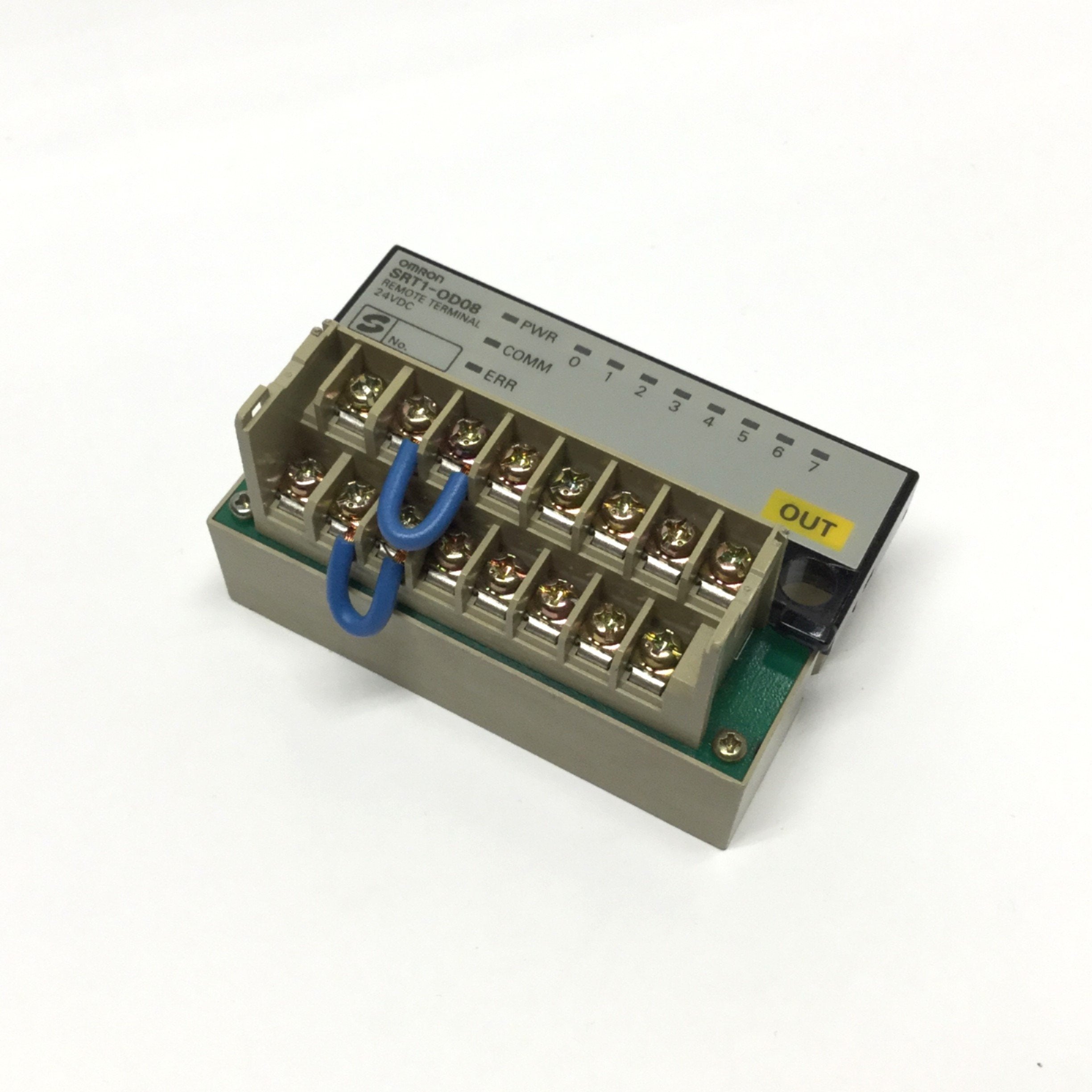 Omron SRT1-OD08 Transistor Remote Output Terminal Block Unit, 8-Point ...