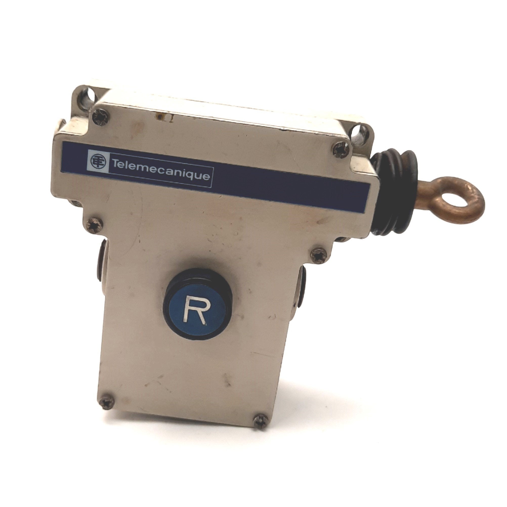 Telemecanique XY2CE1A150 Latching E-Stop Rope Pull Switch, NO+NC, 240v ...