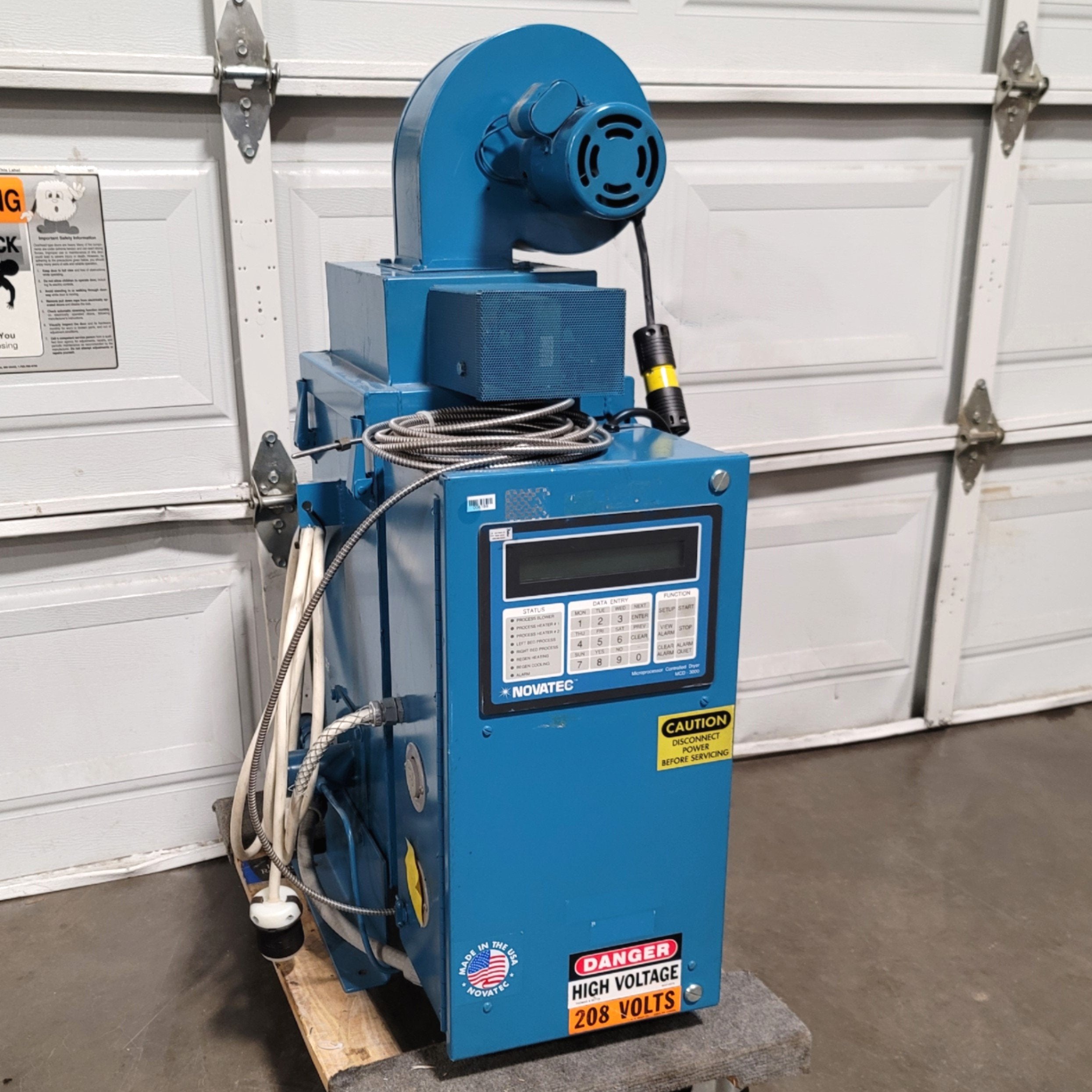 NOVATEC MDM-25S Micro Dual Bed Desiccant Dryer W/MDC-3000 Controller 2 ...