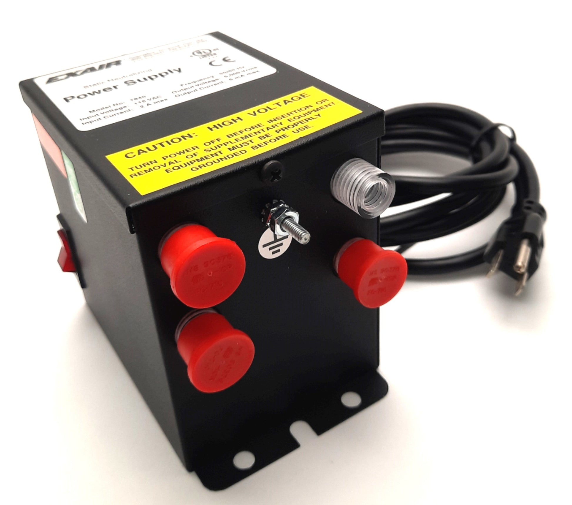 EXAIR 7940 High Voltage Power Supply, 115v AC Input, 5000v RMS 5mA Out ...