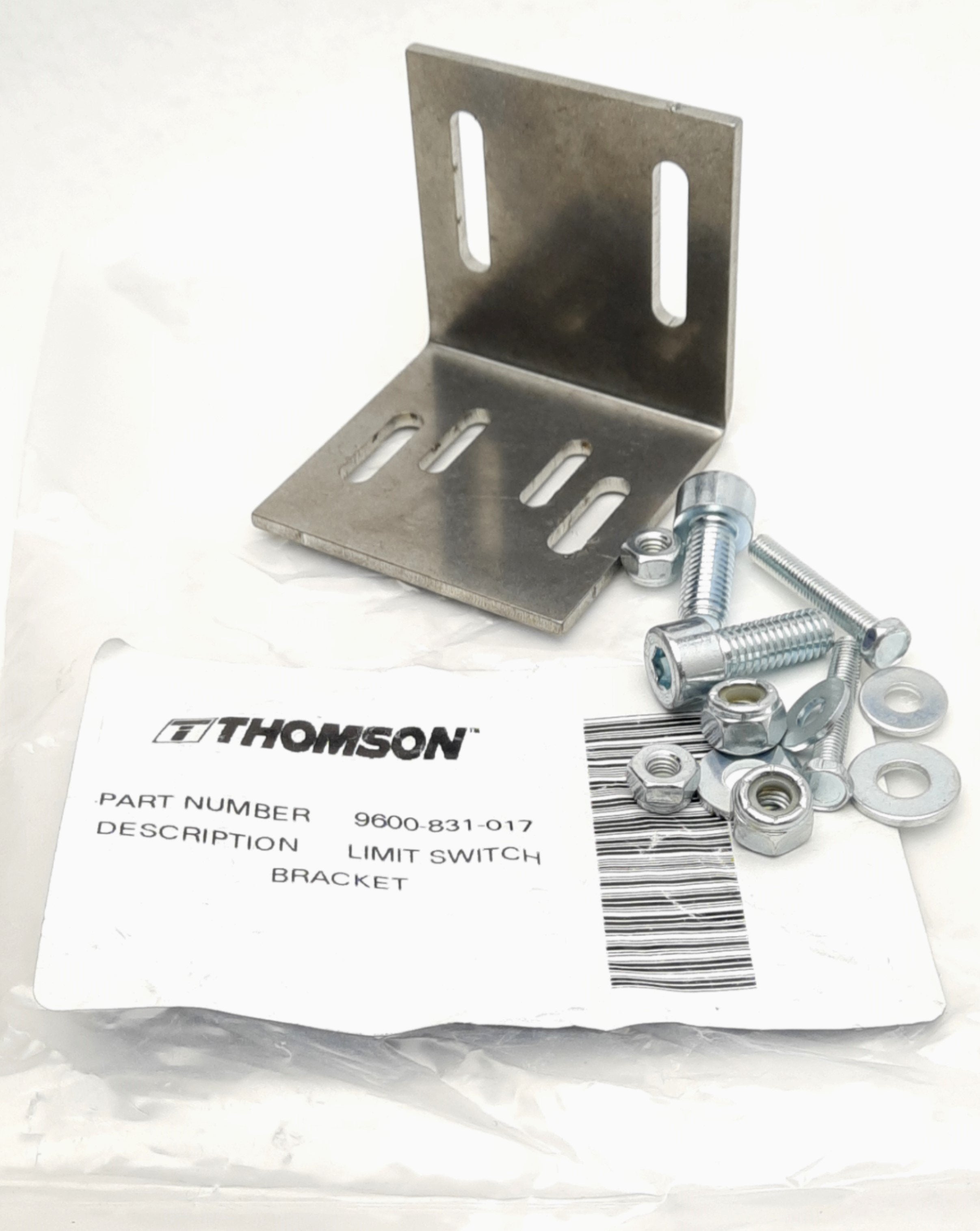 THOMSON 9600-831-017 Limit Switch Bracket, Linear Unit, Stainless Stee ...