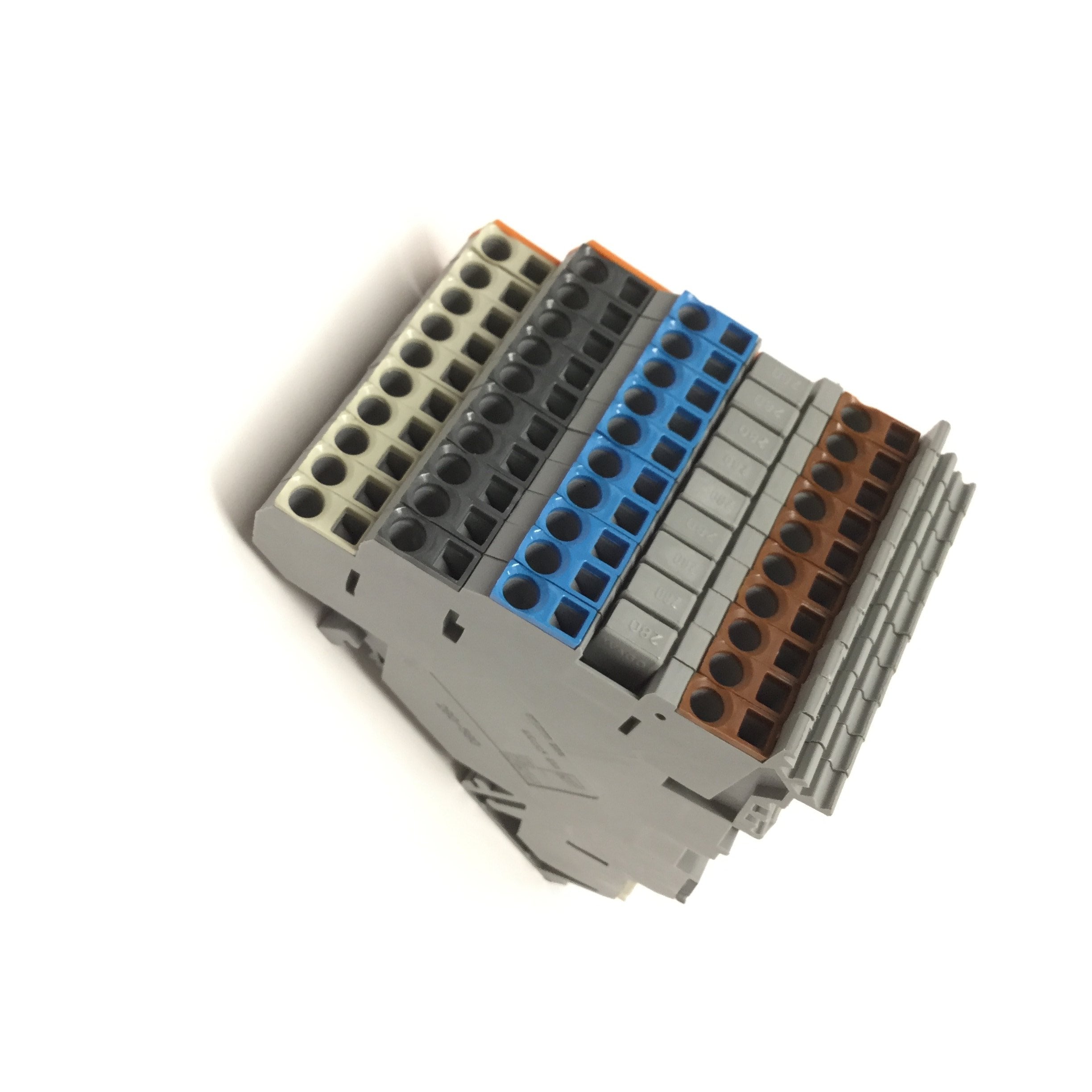 Lot of 10 Wago 280-580 Sensor Terminal Block 4-Conductor, Clamp Cage ...