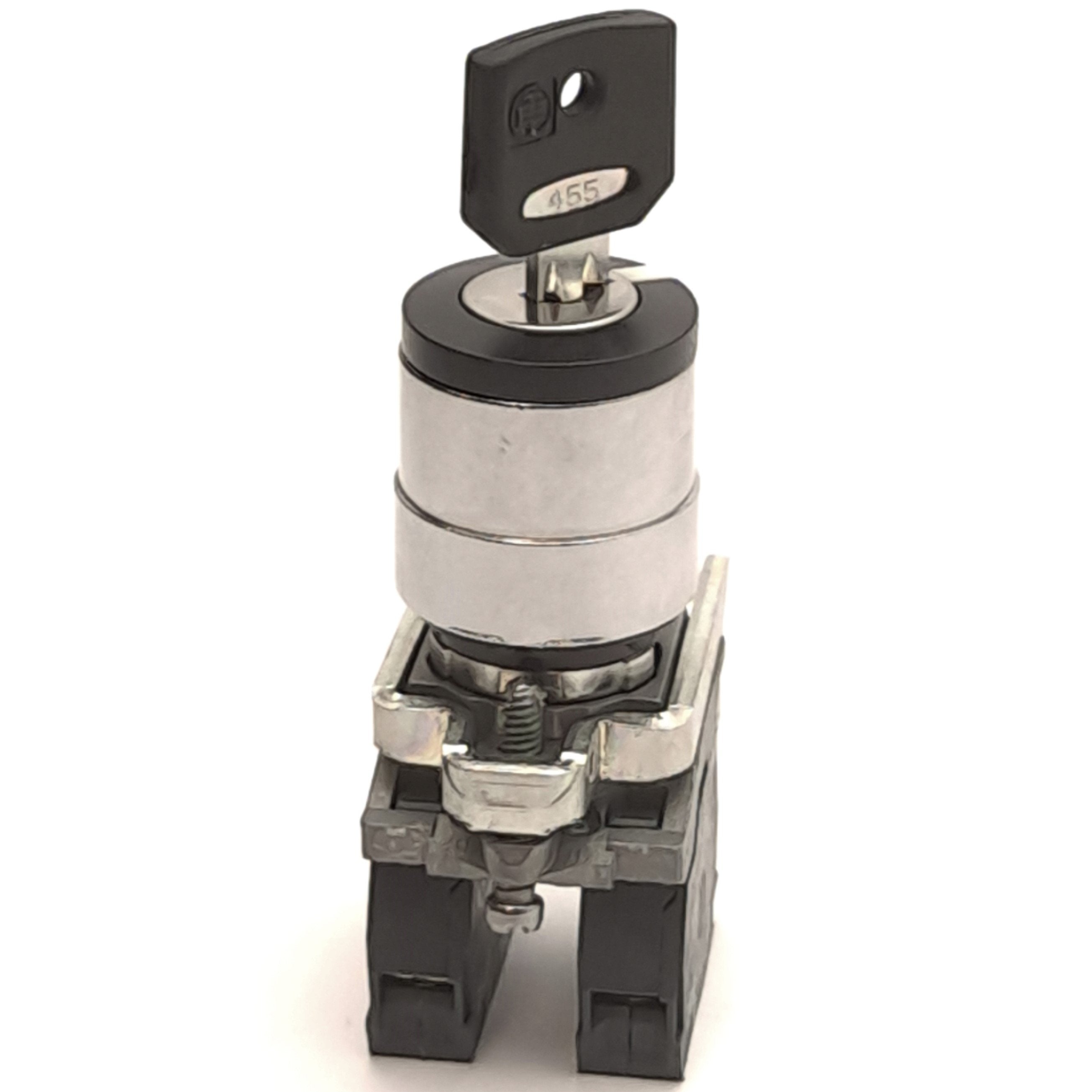 Schneider Electric XB5FG61C0, ZBE-102 Key Selector Switch w/ 2x Contac ...