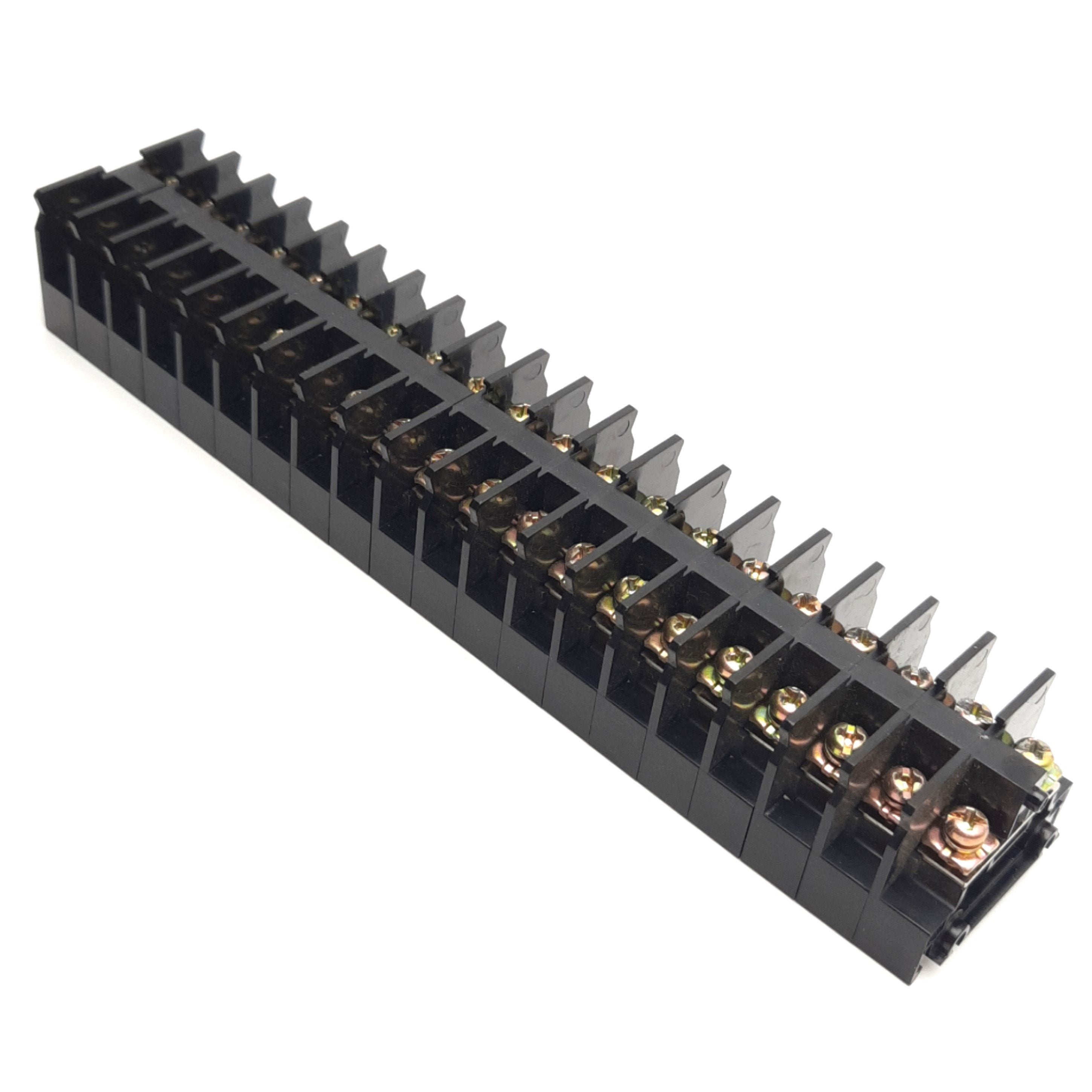 Lot of 20 Kasuga TX10 Terminal Blocks, 1x1 Input/Output, 20A Max, Din ...