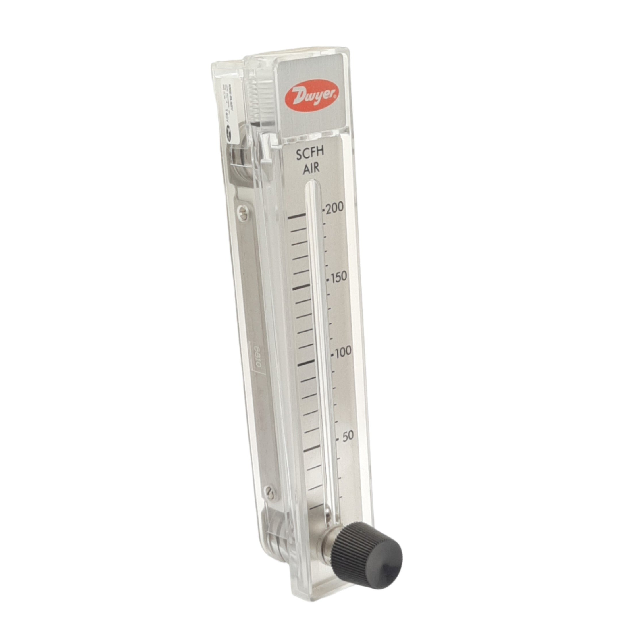 Dwyer RMB-54-SSV Rate Master Air Flow Meter 5", 20-200SCFH, SS Valve ...