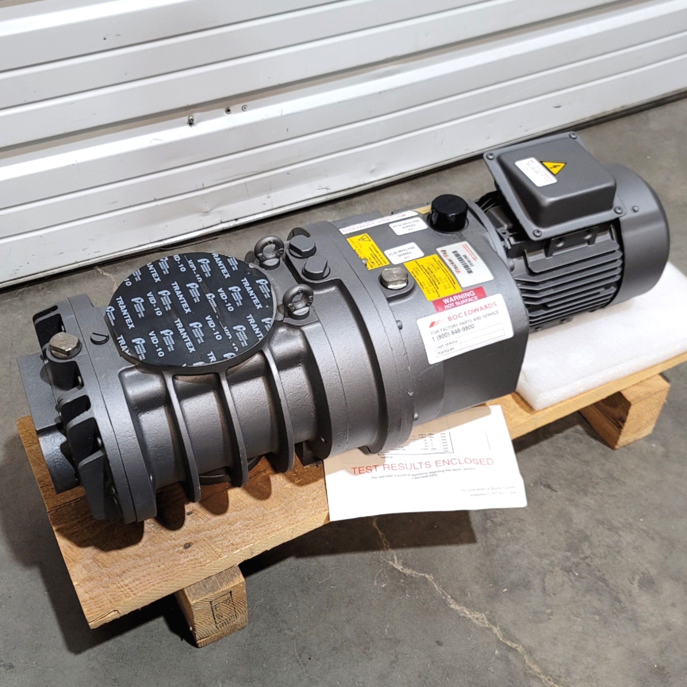 Edwards A302-72-936 EH500 Mechanical Booster Pump 208-230/460VAC 0-90m ...