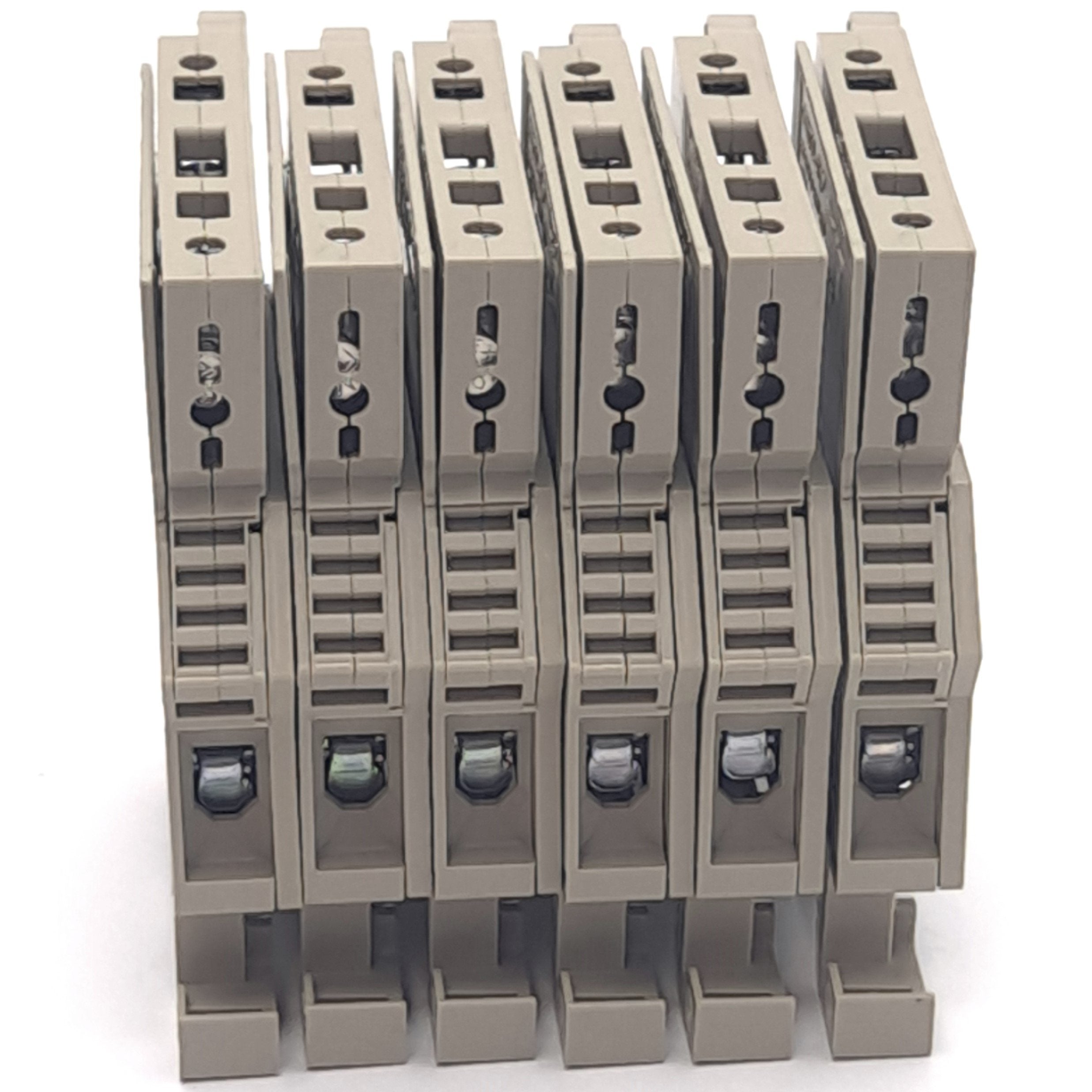 Lot of 6 Conta-Clip SIK10Z Fuse-Disconnect Terminal, 500V 10A, 1-Pole ...