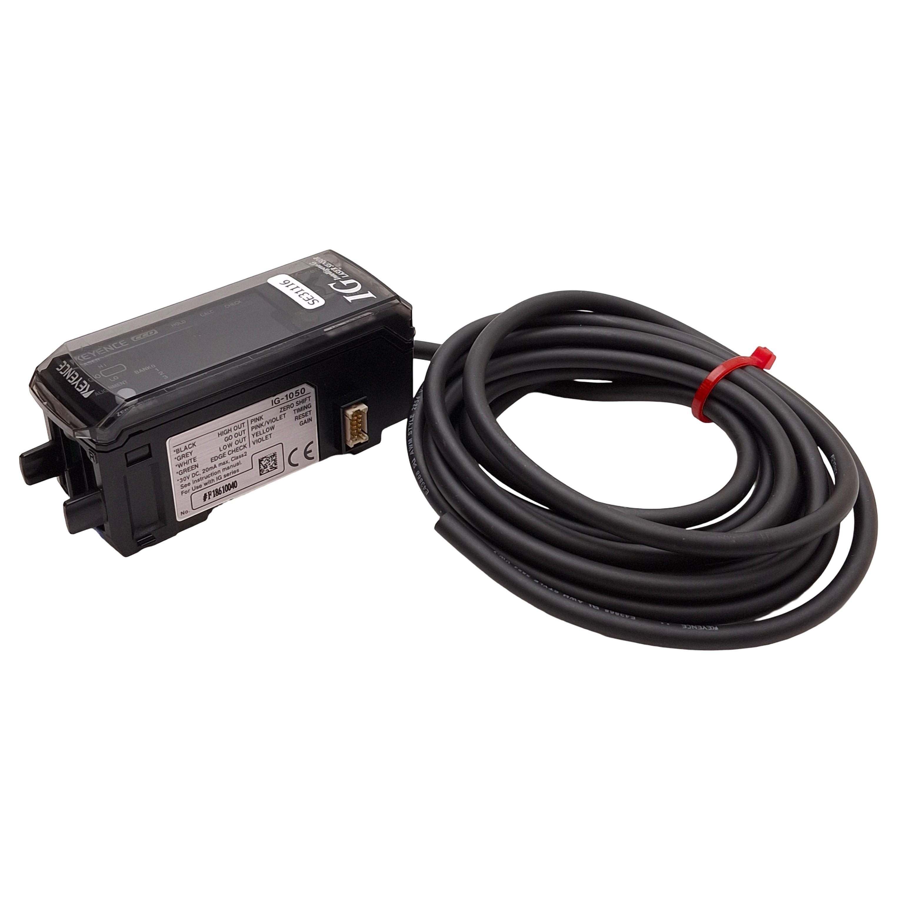Keyence IG-1050 Laser Micrometer Amplifier Unit, 5-Digit Display Red/G ...