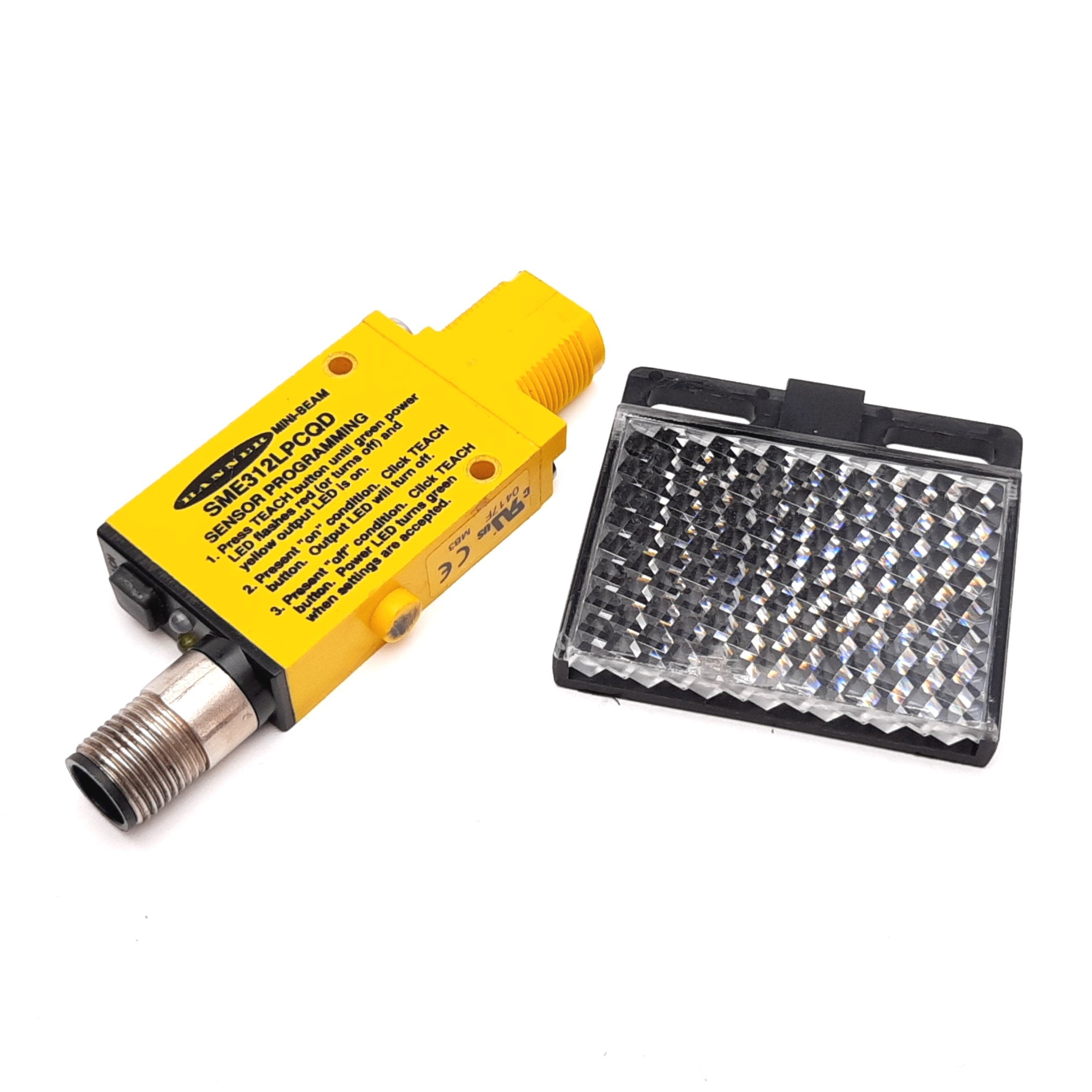 Banner SME312LPCQD Photoelectric Sensor, Range: 1 Meter, Voltage: 10-3 ...