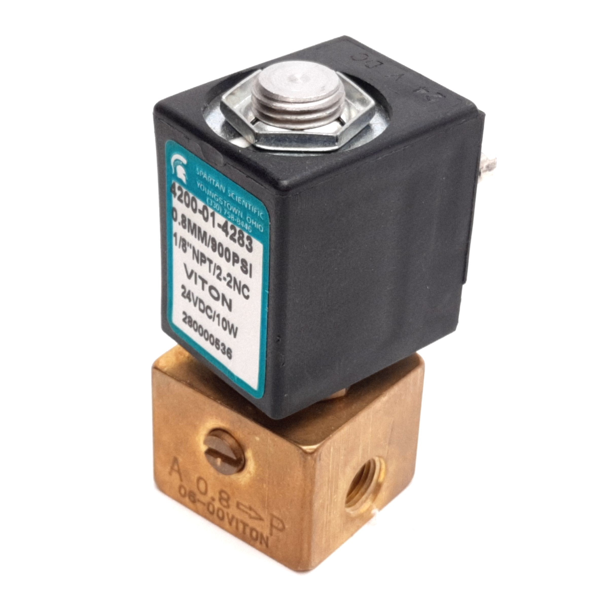 Spartan 4200-01-4283 Solenoid Valve, 2-Port N/C, Coil: 24VDC, 900psi ...