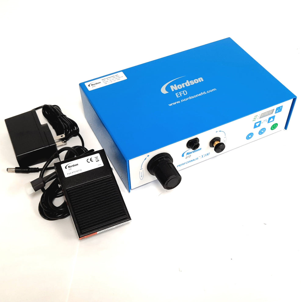 Nordson EFD 7363256 Performus X100 Syringe Fluid Dispenser Controller, – Next Day Automation