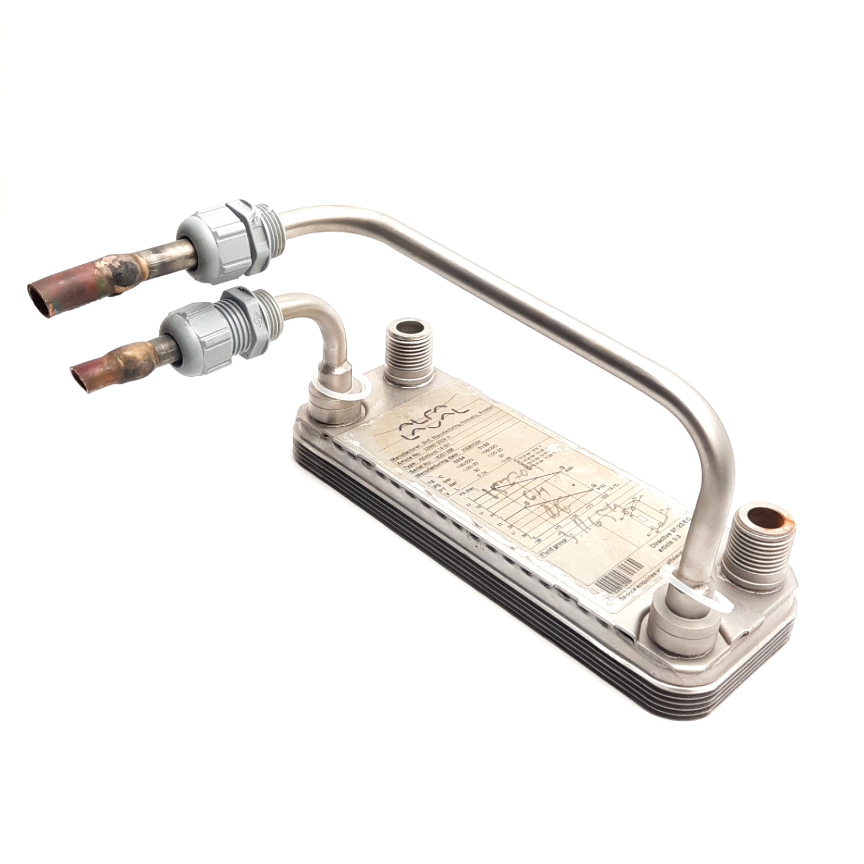 Alfa Laval AlfaNova 14-6H Heat Exchanger -196 to 225° C, 20 Bar, 3/4 ...