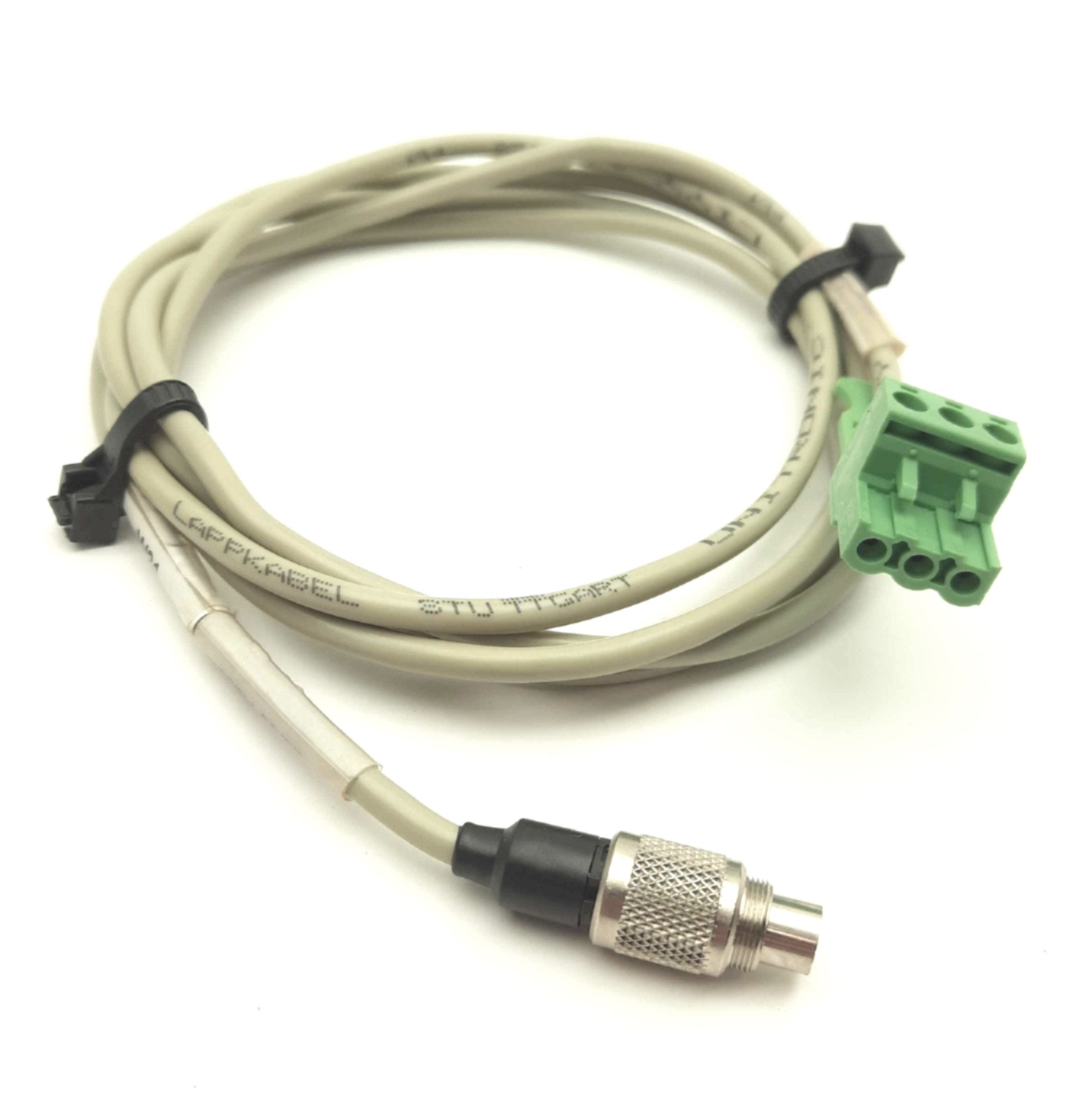 TRUMPF HAAS 30-30-24-00 LASER Cable 2-Pin Round to 3-Pin Terminal for ...