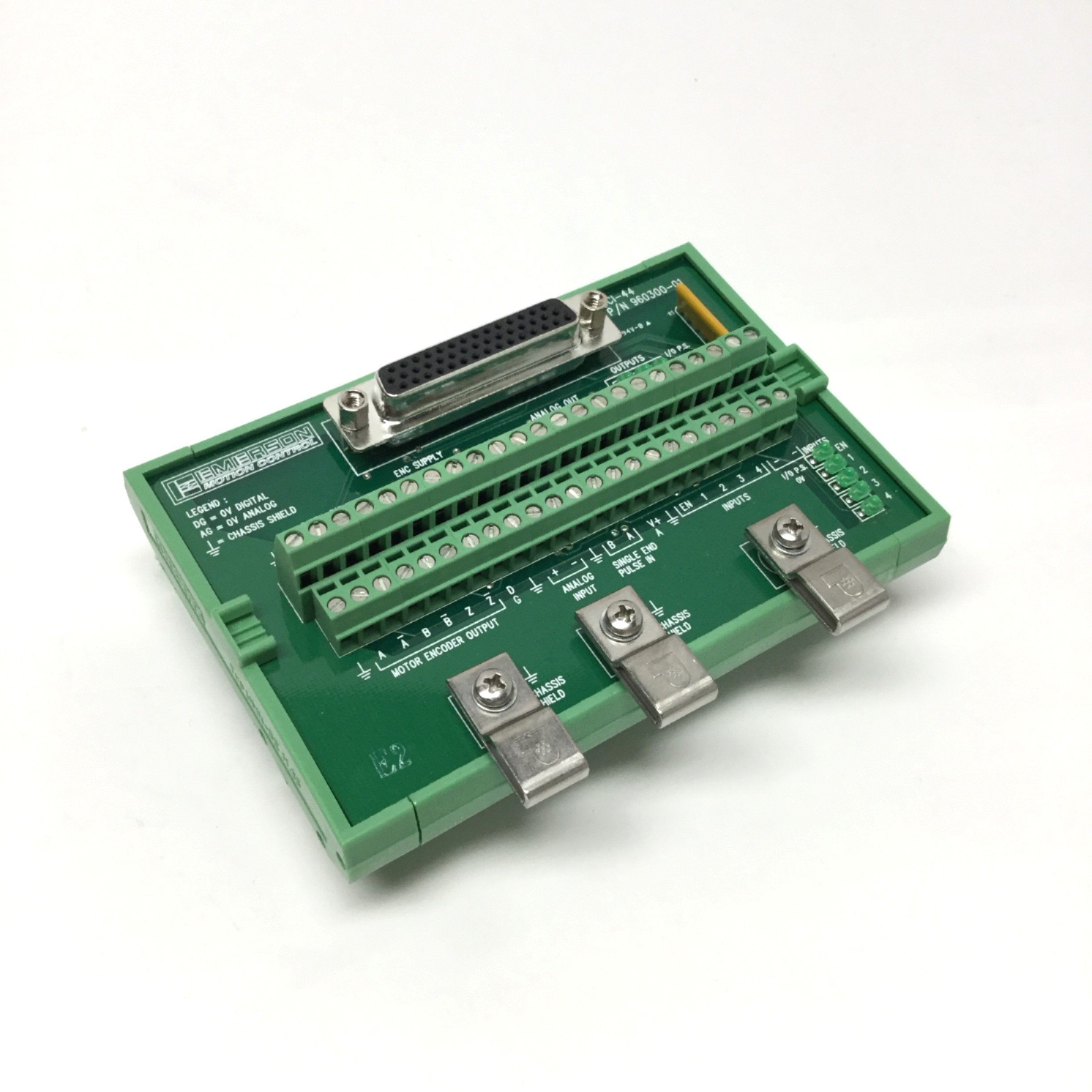 Emerson ECI-44 Breakout I/O Interface Terminal Block D-Sub 44-Pin DIN ...
