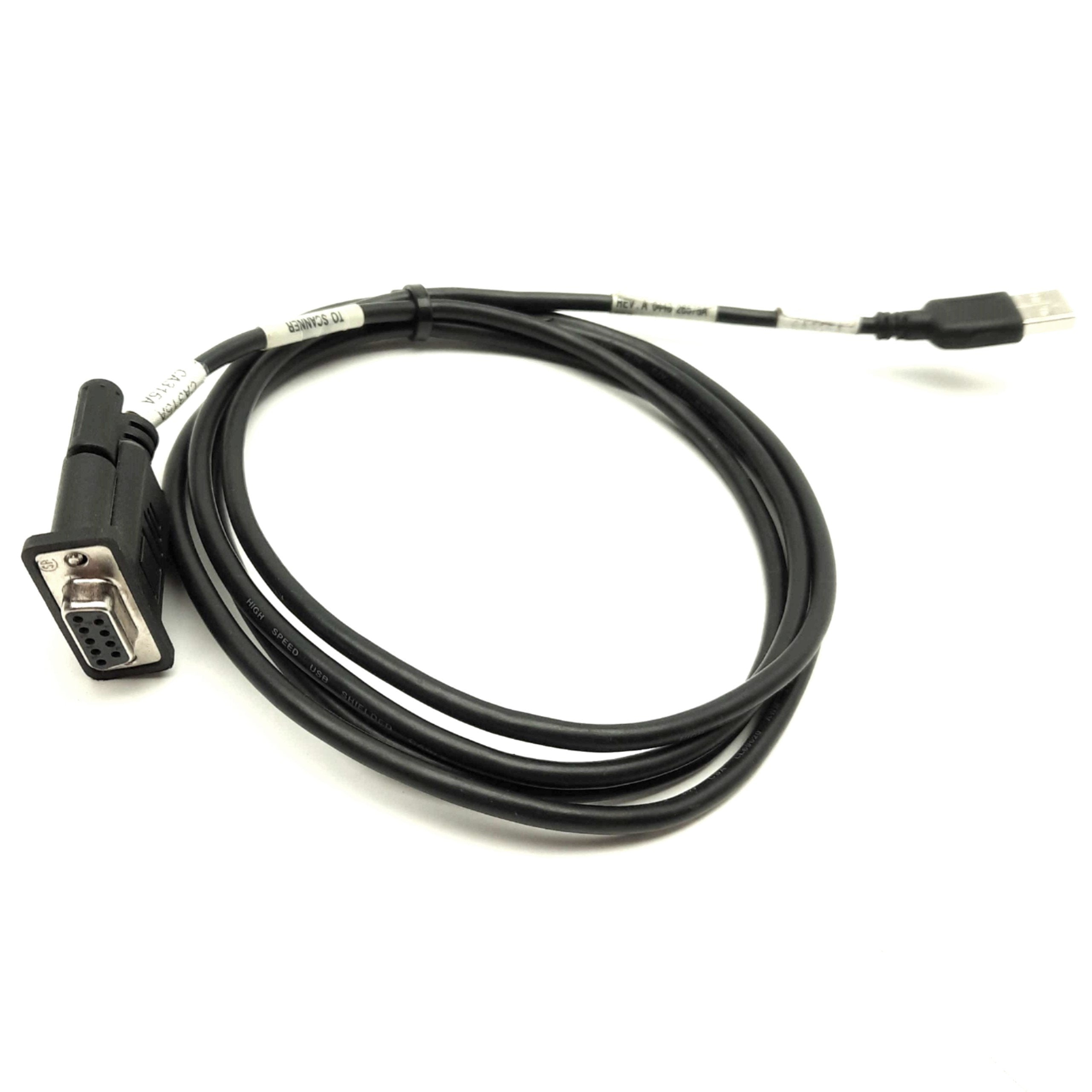 Zebra 25-58926-01 Barcode Scanner Cable, DB9 Female to USB, 6' Long ...
