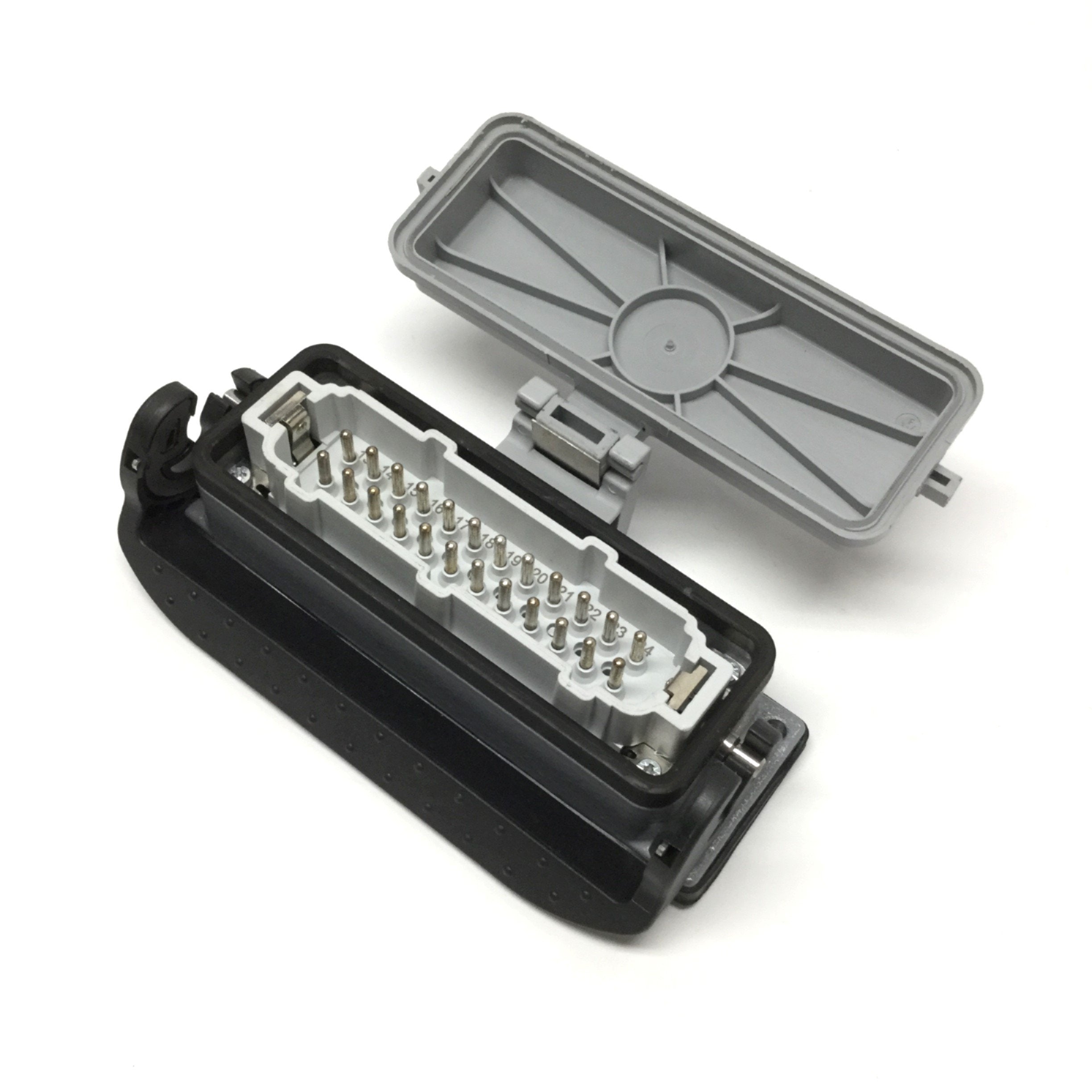 Walther PB424/MS224 Panel Mount Connector Housing w/24-Pole Male Plug ...