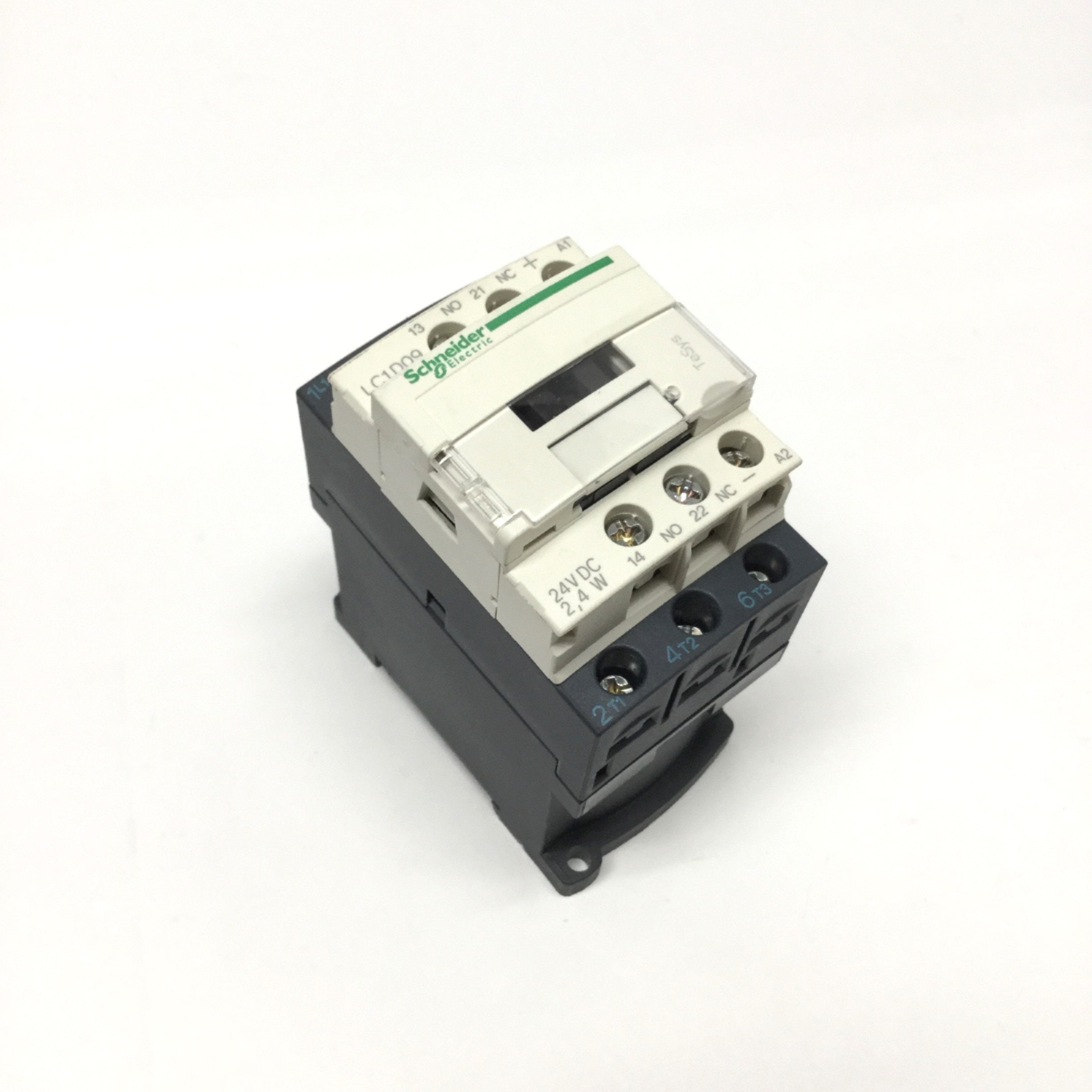 Schneider LC1D09BL TeSys IEC Contactor 3-Pole + 1NO-1NC 25A 600VAC, 24 ...