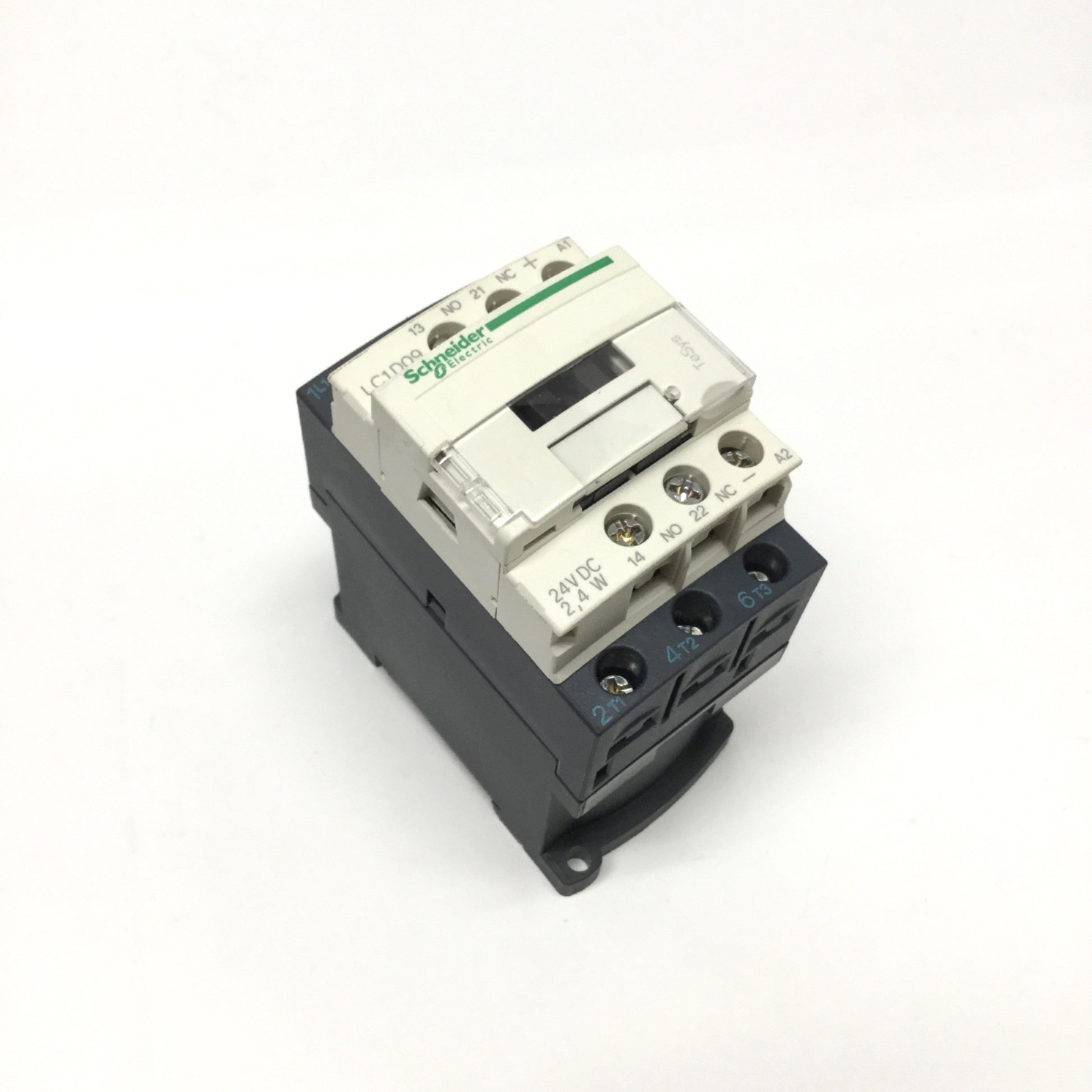 Schneider LC1D09BL TeSys IEC Contactor 3-Pole + 1NO-1NC 25A 600VAC, 24 ...
