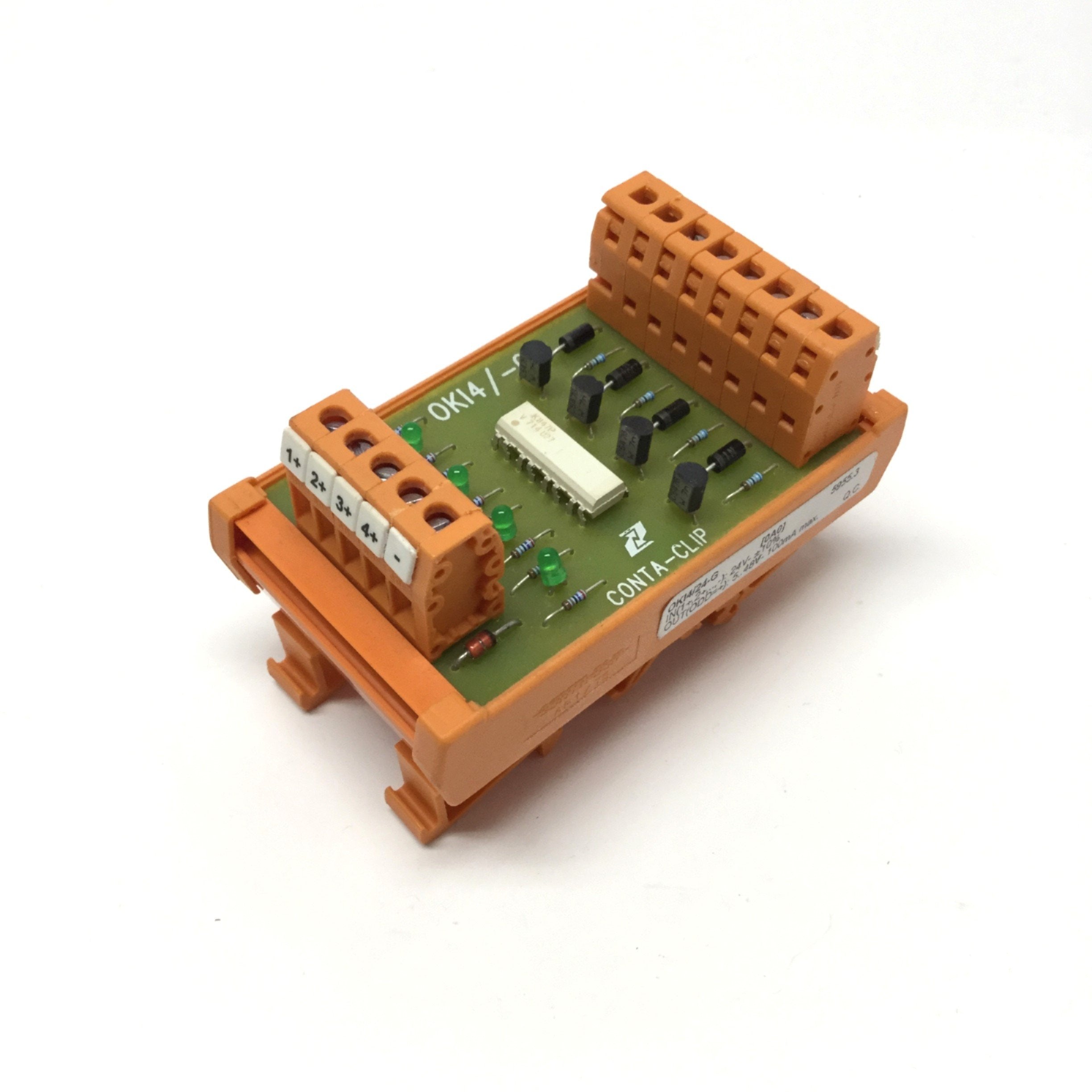Conta Clip OKI 4/24-G 5955.3 Opto-Coupler Module 4-Channel, 24VDC In ...