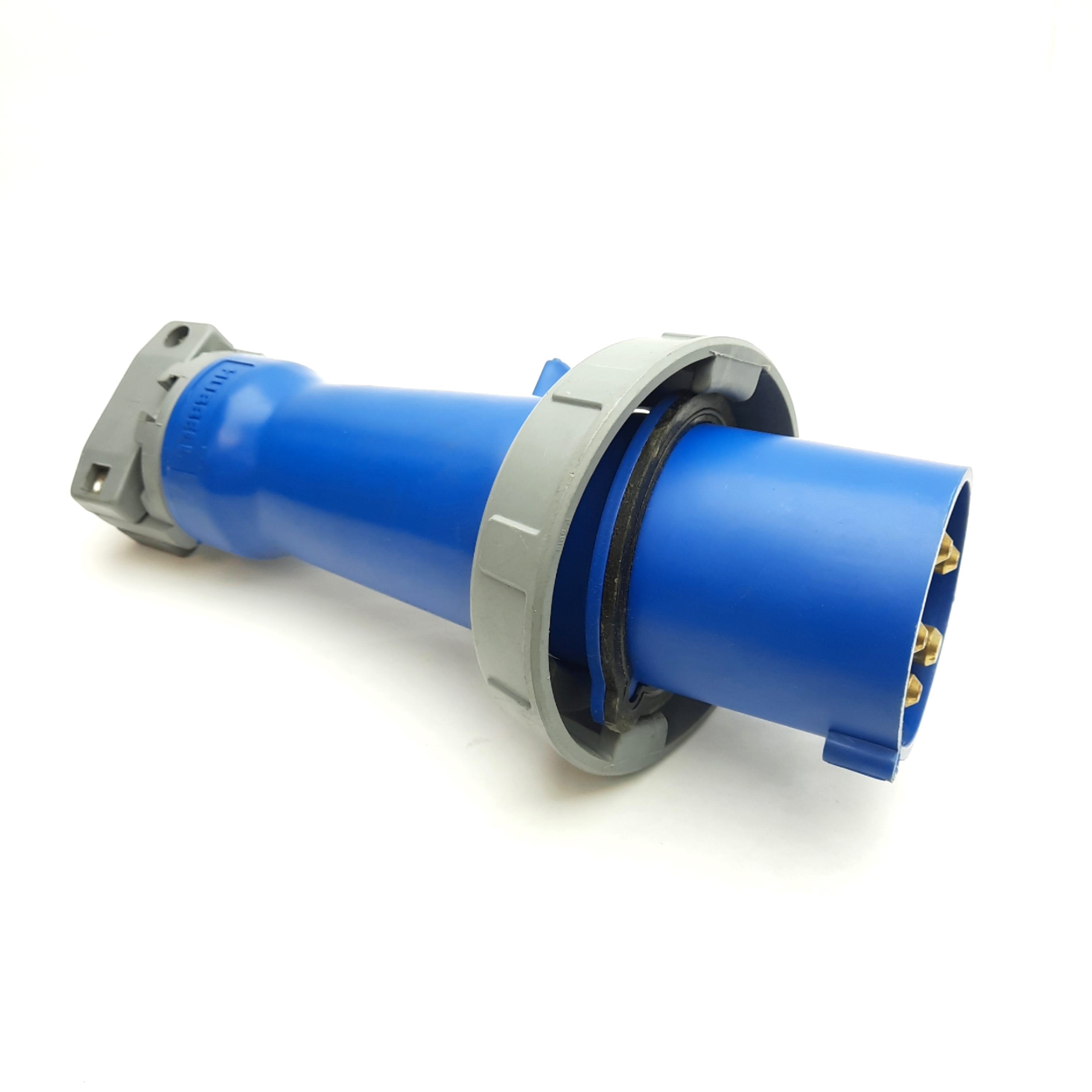 Hubbell 560P9W Watertight Connector, 4-Pole 5-Wire, 3 Phase, 120/208VA ...