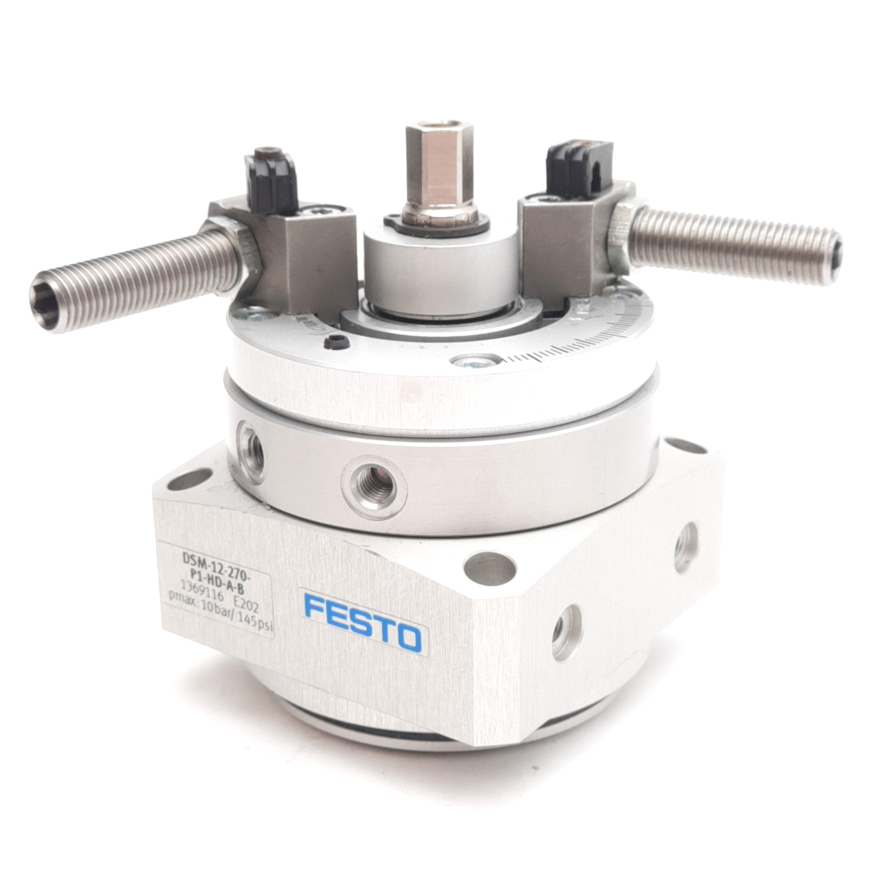 Festo DSM-12-270-P1-HD-A-B Semi-Rotary Actuator, 12mm Bore, 0-246° Rot ...