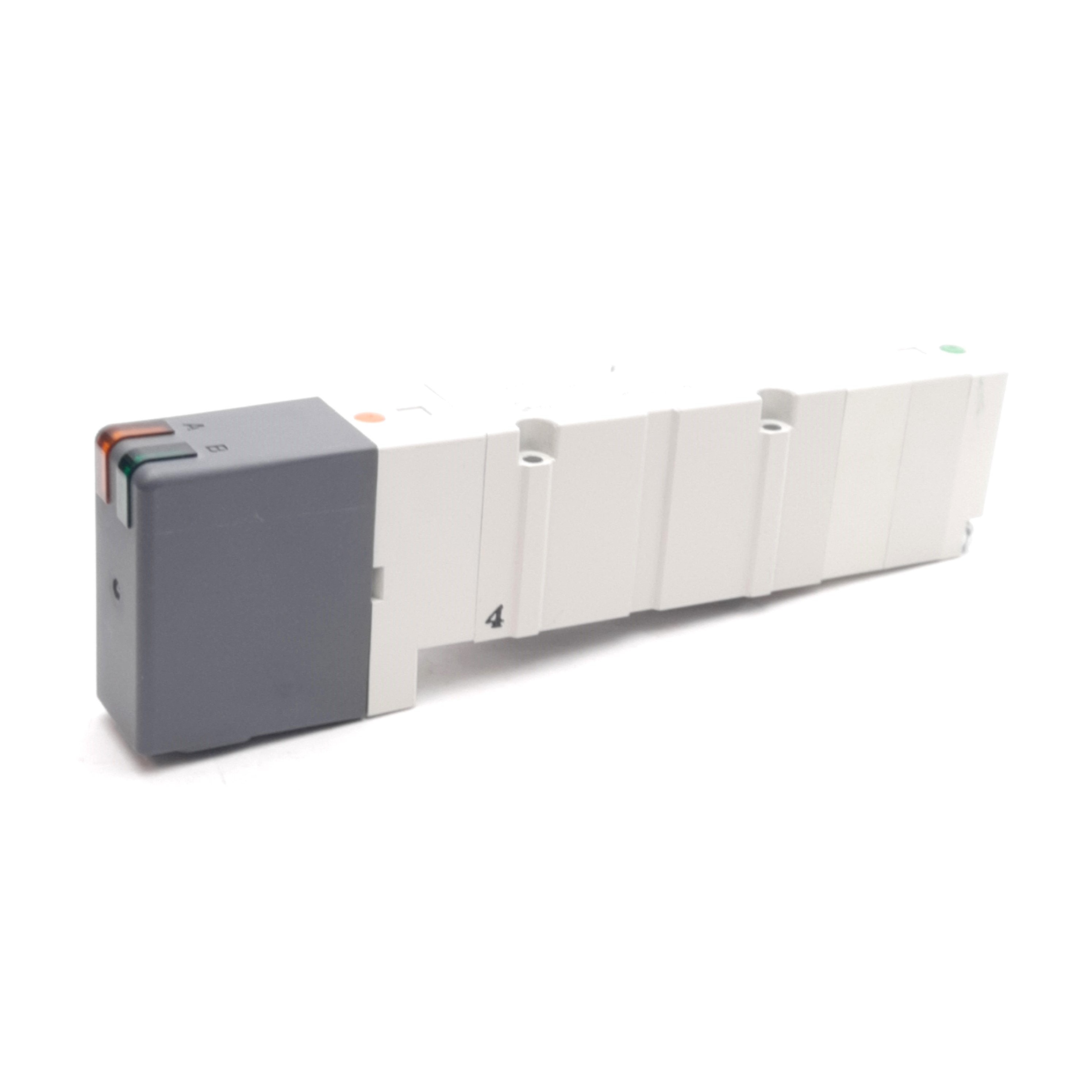 SMC VQC4400-51 Solenoid Valve, 5-Port 3-Position, 0.15-0.7MPa, 24VDC C ...