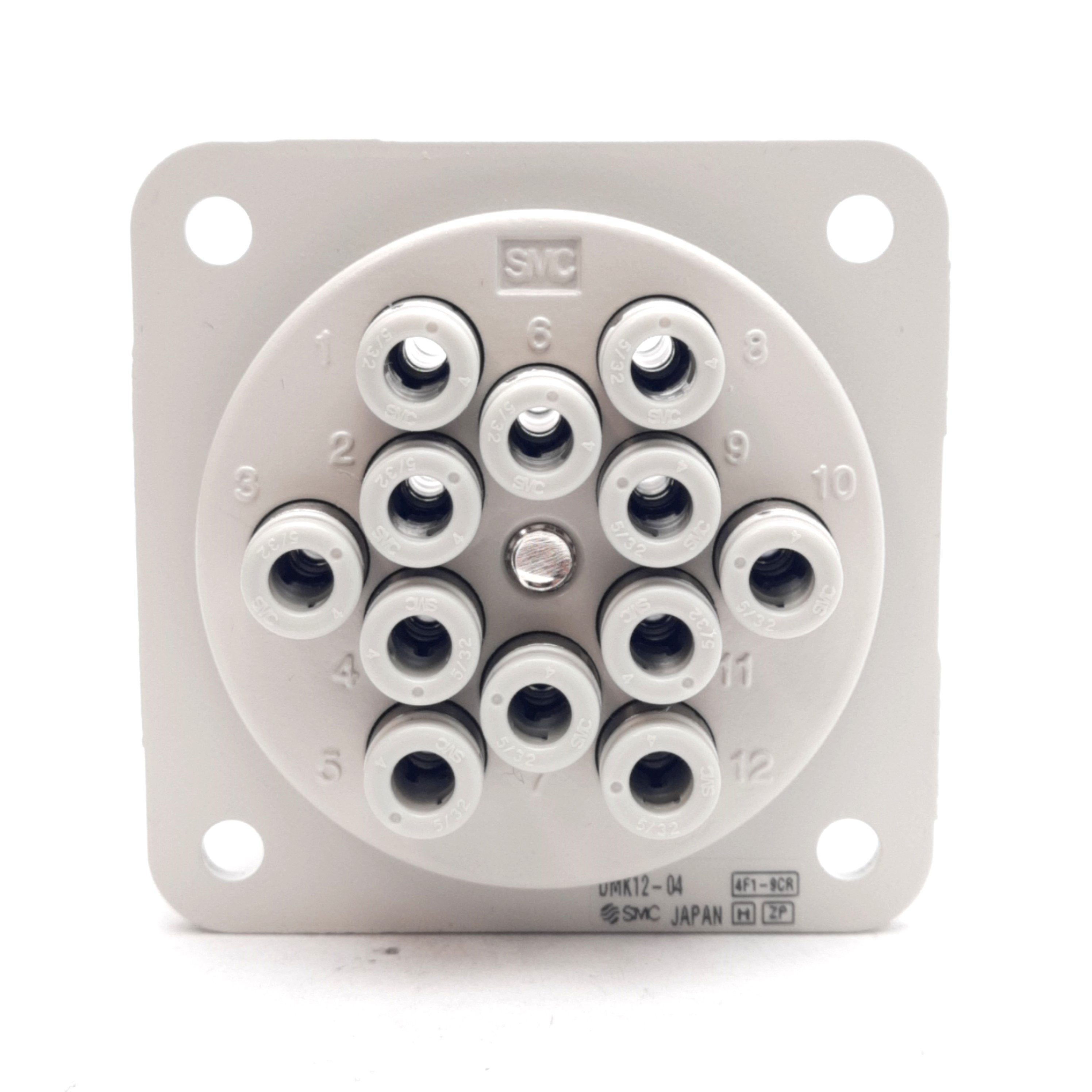 SMC DMK12-04 Pneumatic Multi-Connector, ø4mm One-Touch Fittings, 1.0MP ...