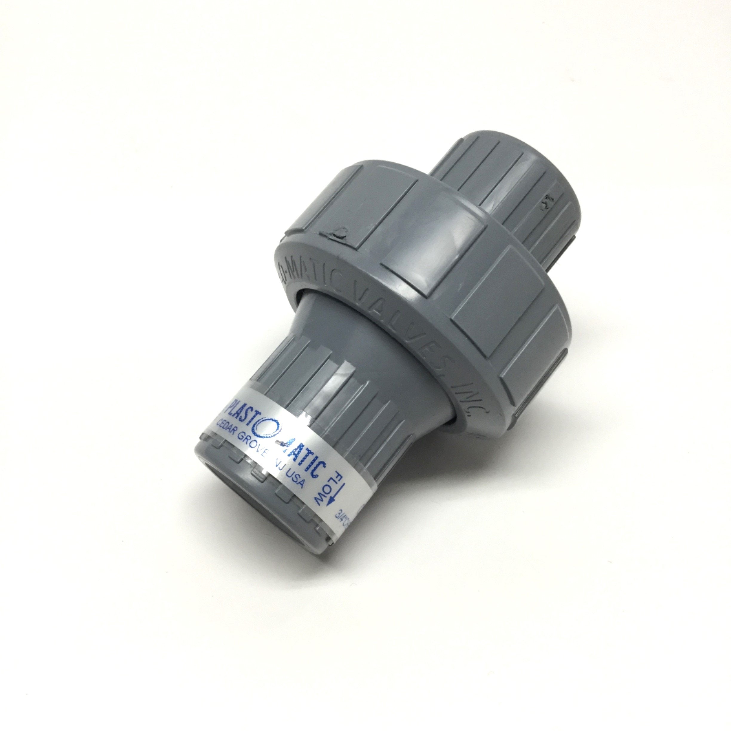 Plast-O-Matic CKM075EP-CP Check Valve, Self-Closing, 3/4" NPT, CPVC, E ...
