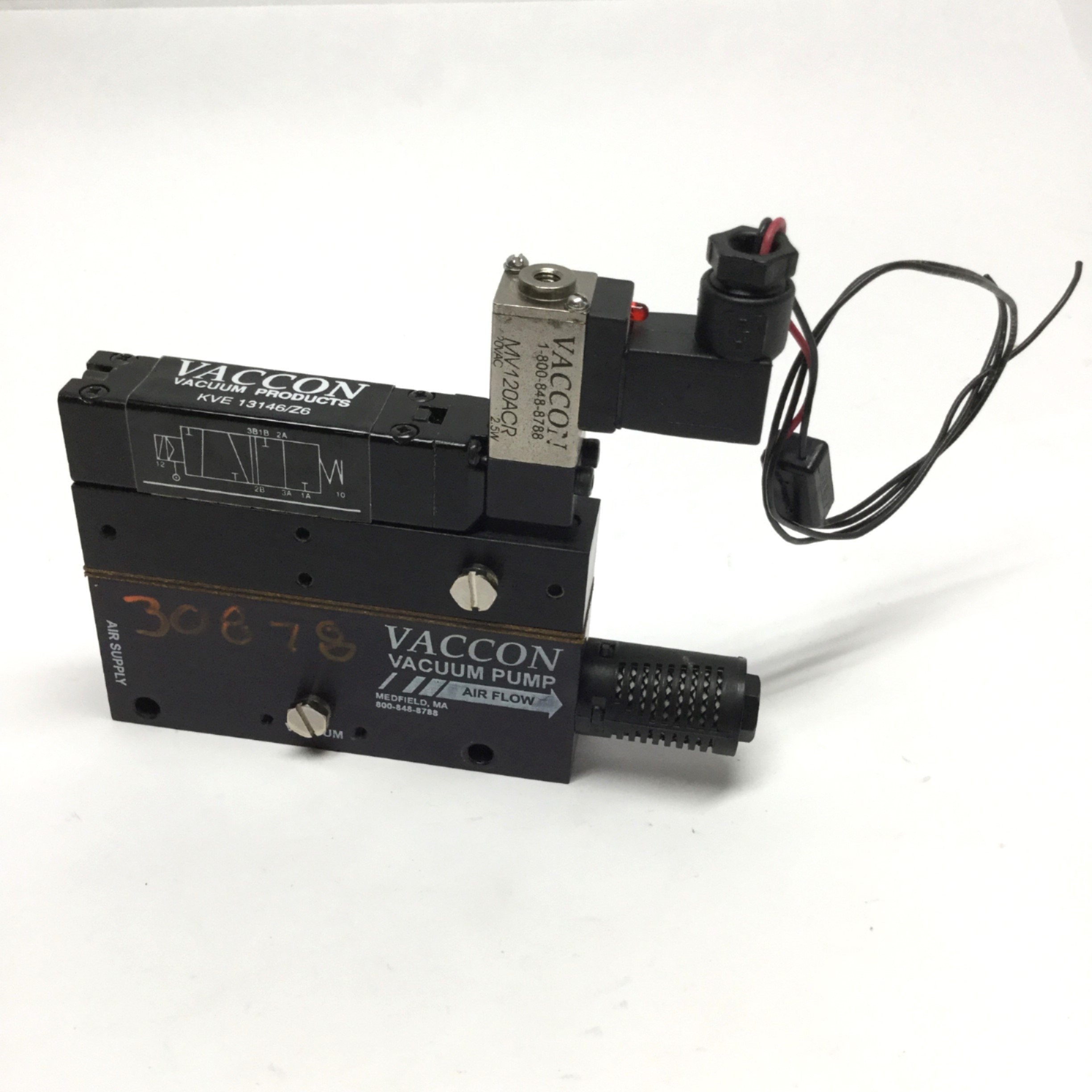 Vaccon VP61-60H FASTVAC Venturi Blow-Off Vacuum Pump up to 28inHg w/Va ...