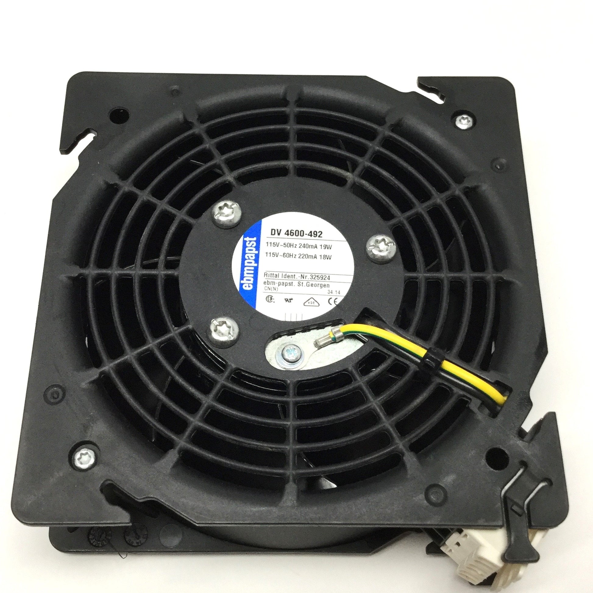 ebmpapst DV4600-492 Axial Enclosure Cooling Fan 115VAC 50/60Hz, 121x12 ...