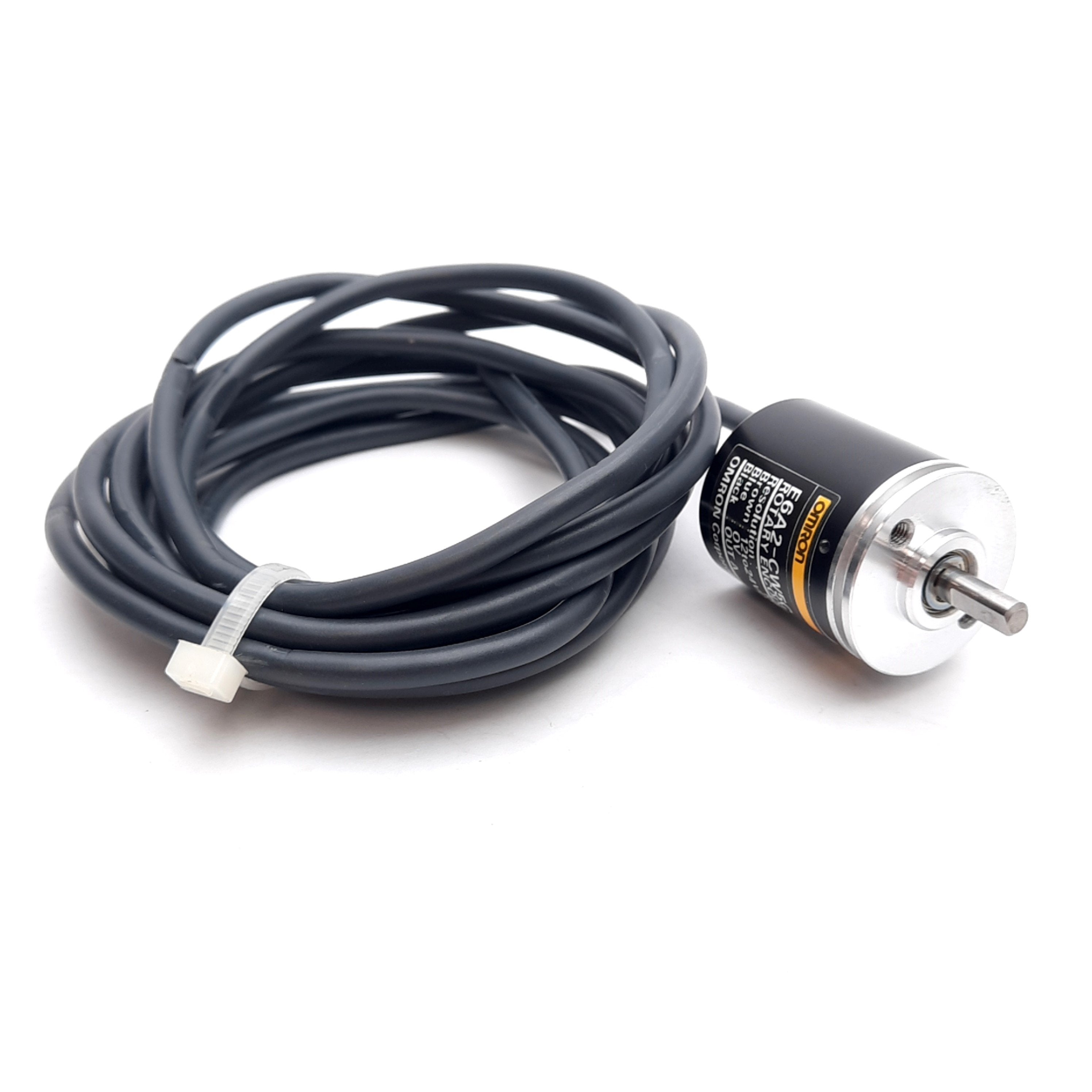 Omron E6A2-CW5C Incremental Rotary Encoder ø25mm, 100ppr, 12-24VDC, NP ...