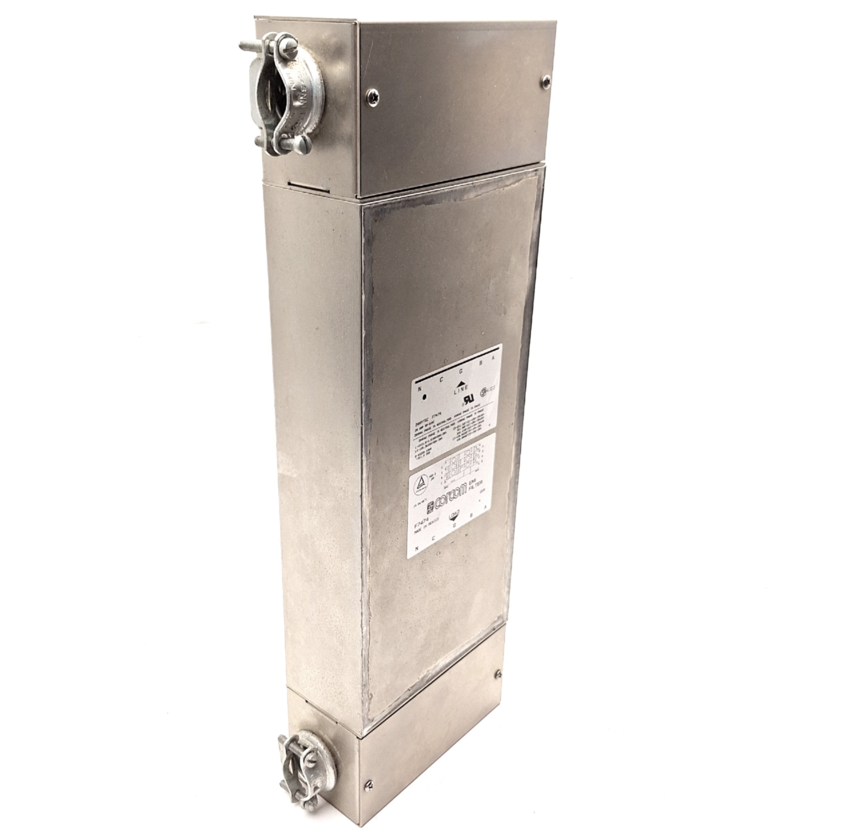 Corcom 20AYT6C F7474 3-Phase EMI/EMC Line Filter 440VAC 20 Amp 50-60Hz ...