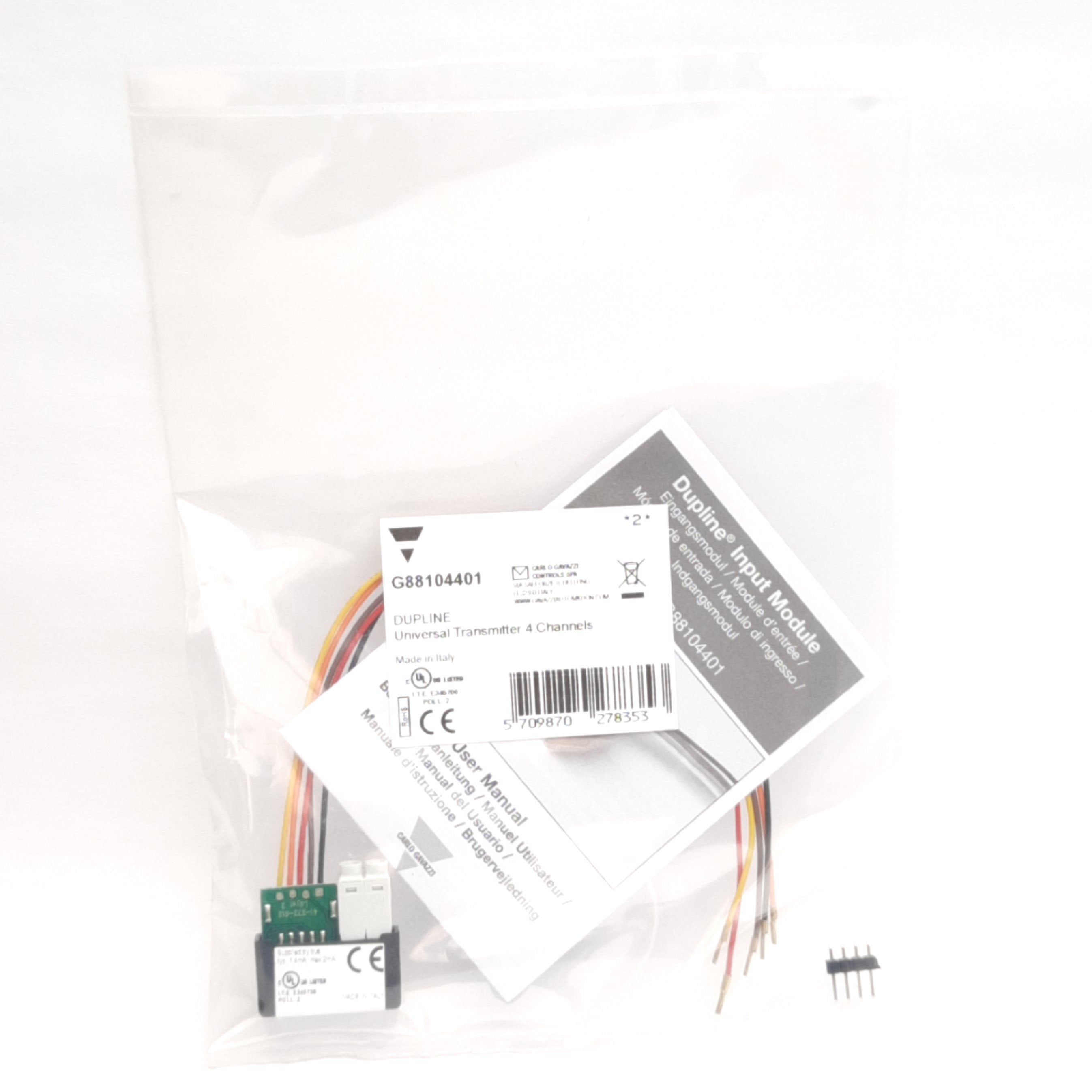 Carlo Gavazzi G88104401 Dupline Universal Transmitter Input Module 2mA ...