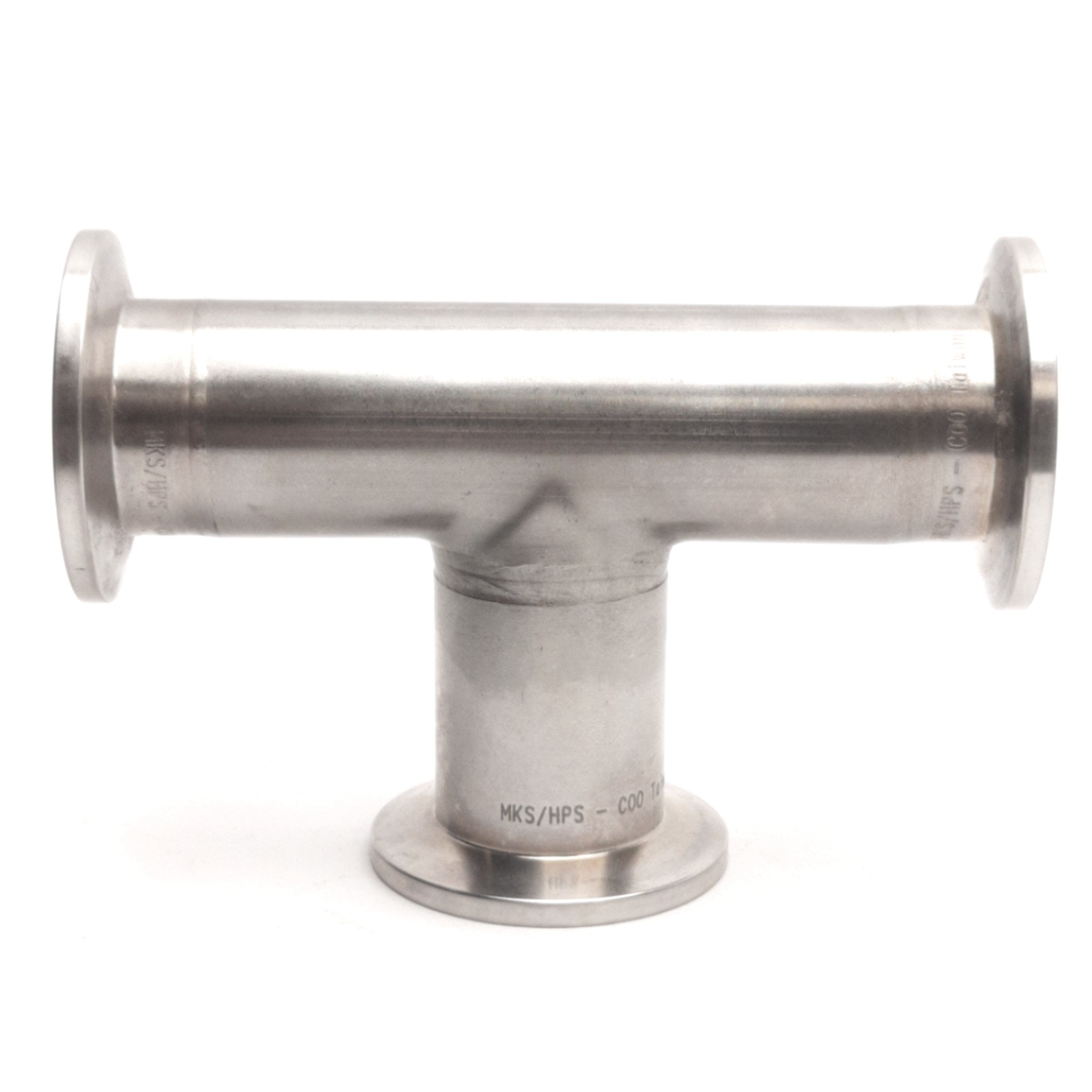 MKS 100314603 Stainless Steel Vacuum Flange Tee Fitting, ISO-KF NW25 ...