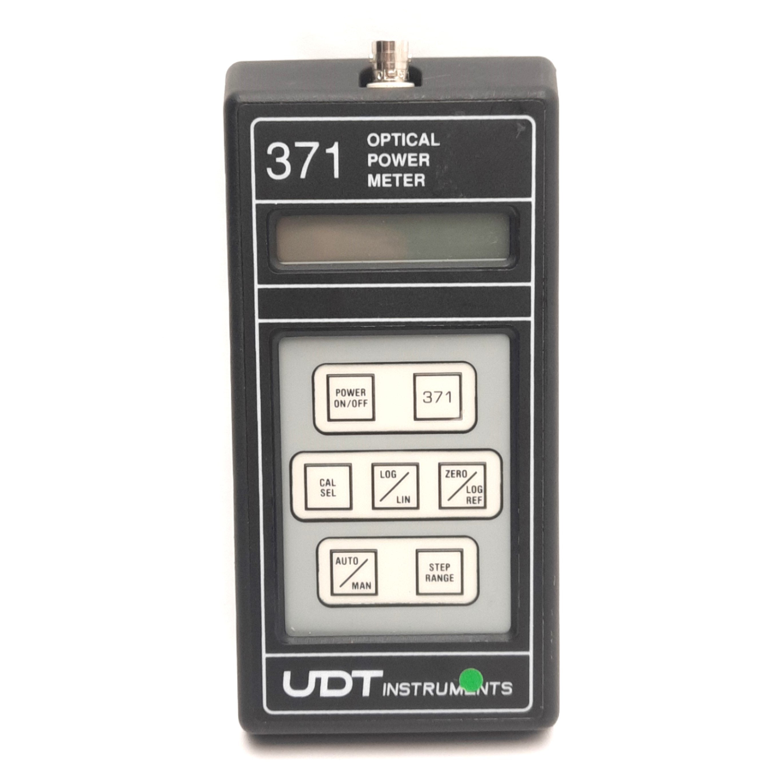 UDT Instruments Model 371 Optical Power Meter, BNC Input 2.5mA Max, 7V ...