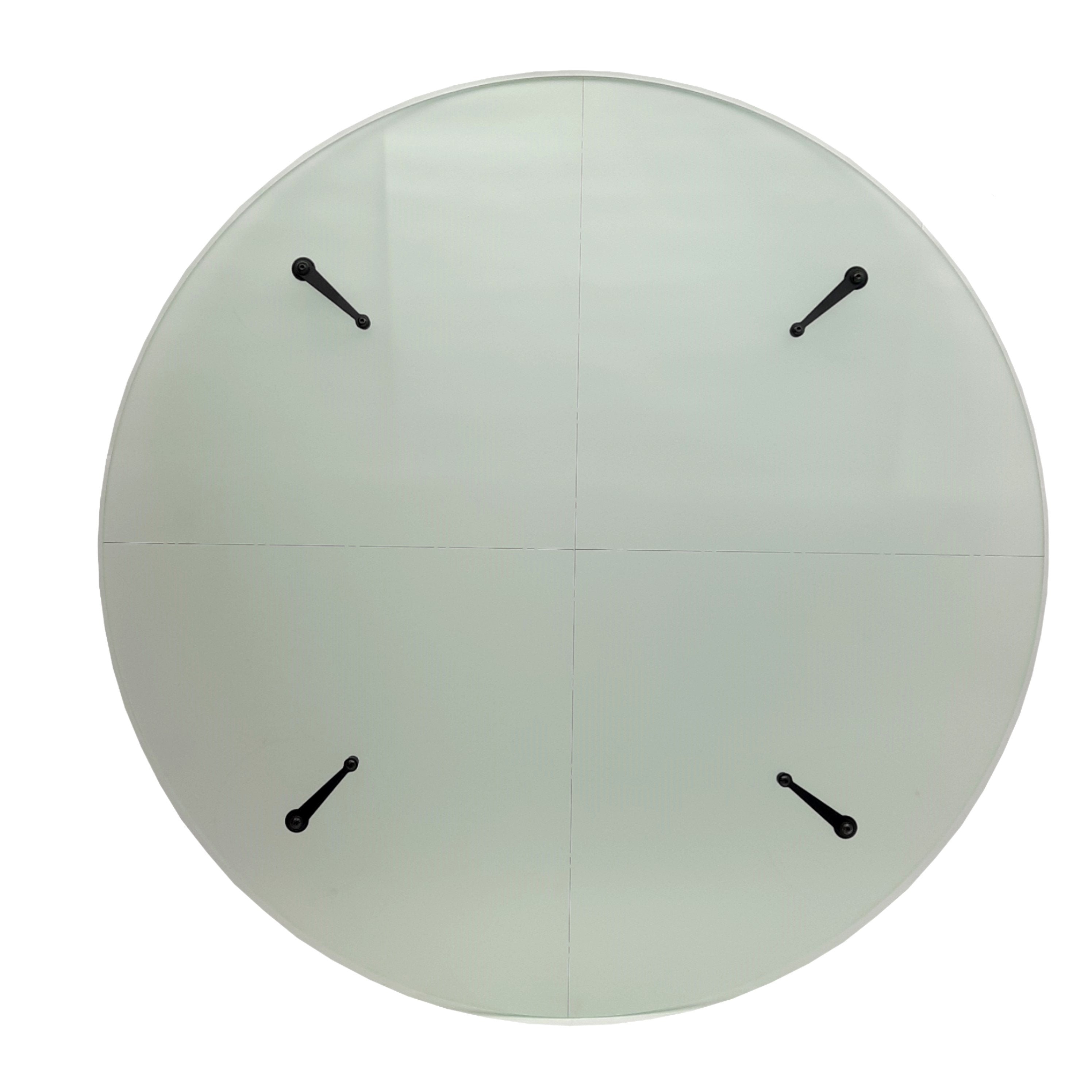 Optical Comparator Glass Face Plate, ø20.25in, 90° Markings, (4x) Over ...