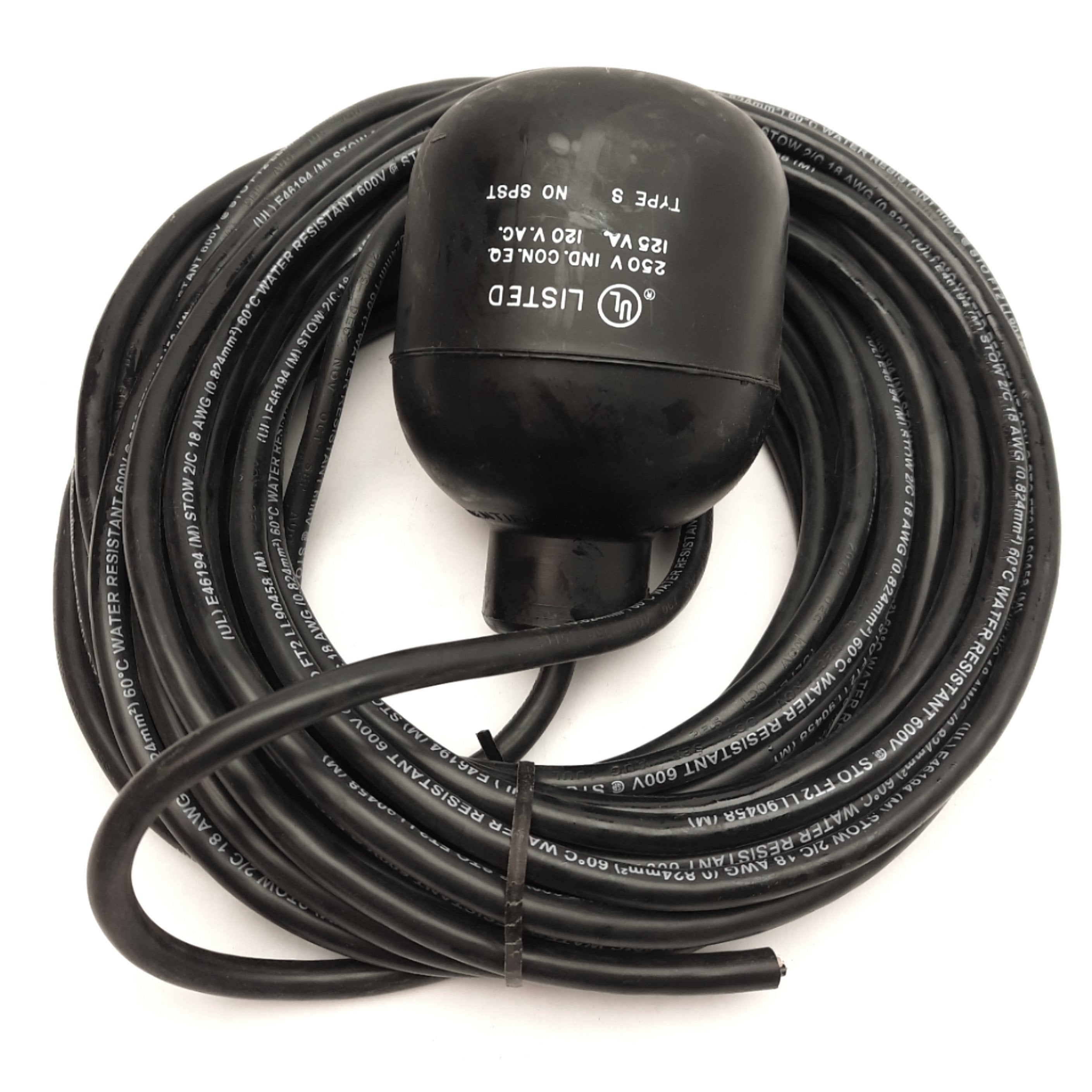 Anchor Scientific S50NO Roto-Float Float Switch, N.O. SPST, 240VAC/120 ...