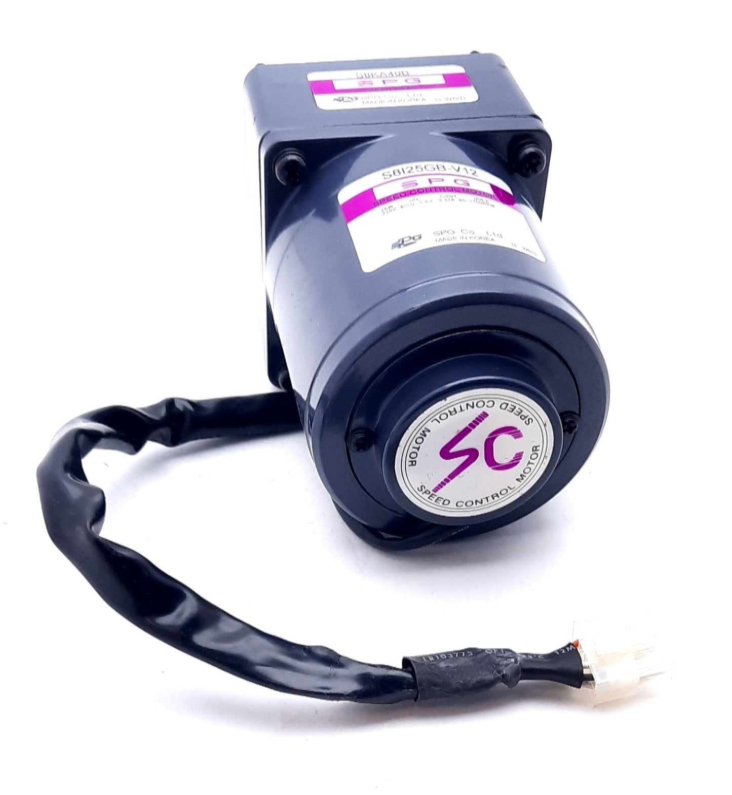 SPG S8I25GB-V12 Speed Control Motor Single Phase 25W 220V, 0.37A, 90-1 ...