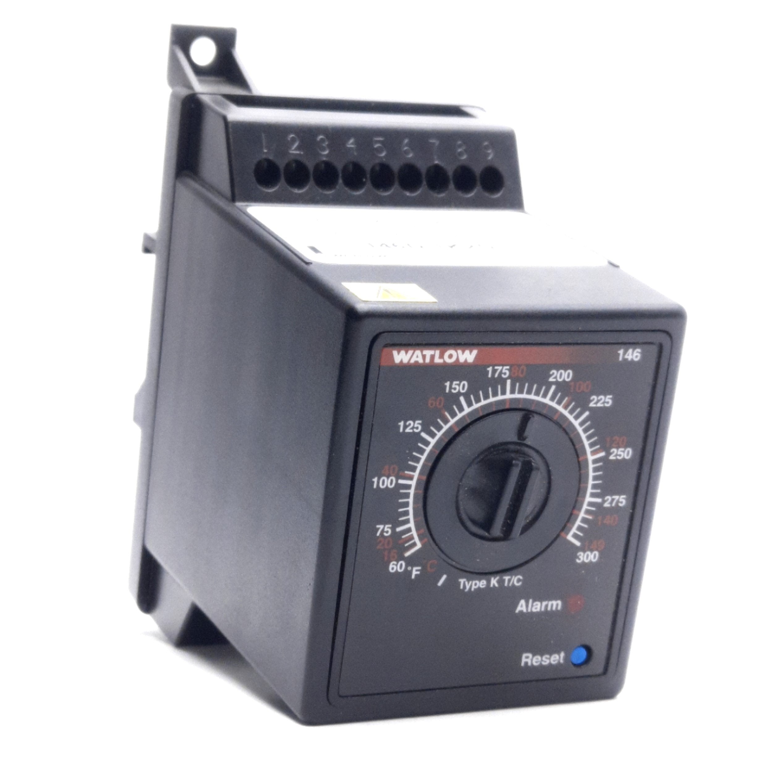 Watlow 146D-1K2D-3100 Temp Regulator, Type: K T/C, 3A NO/NC Relay Outp ...