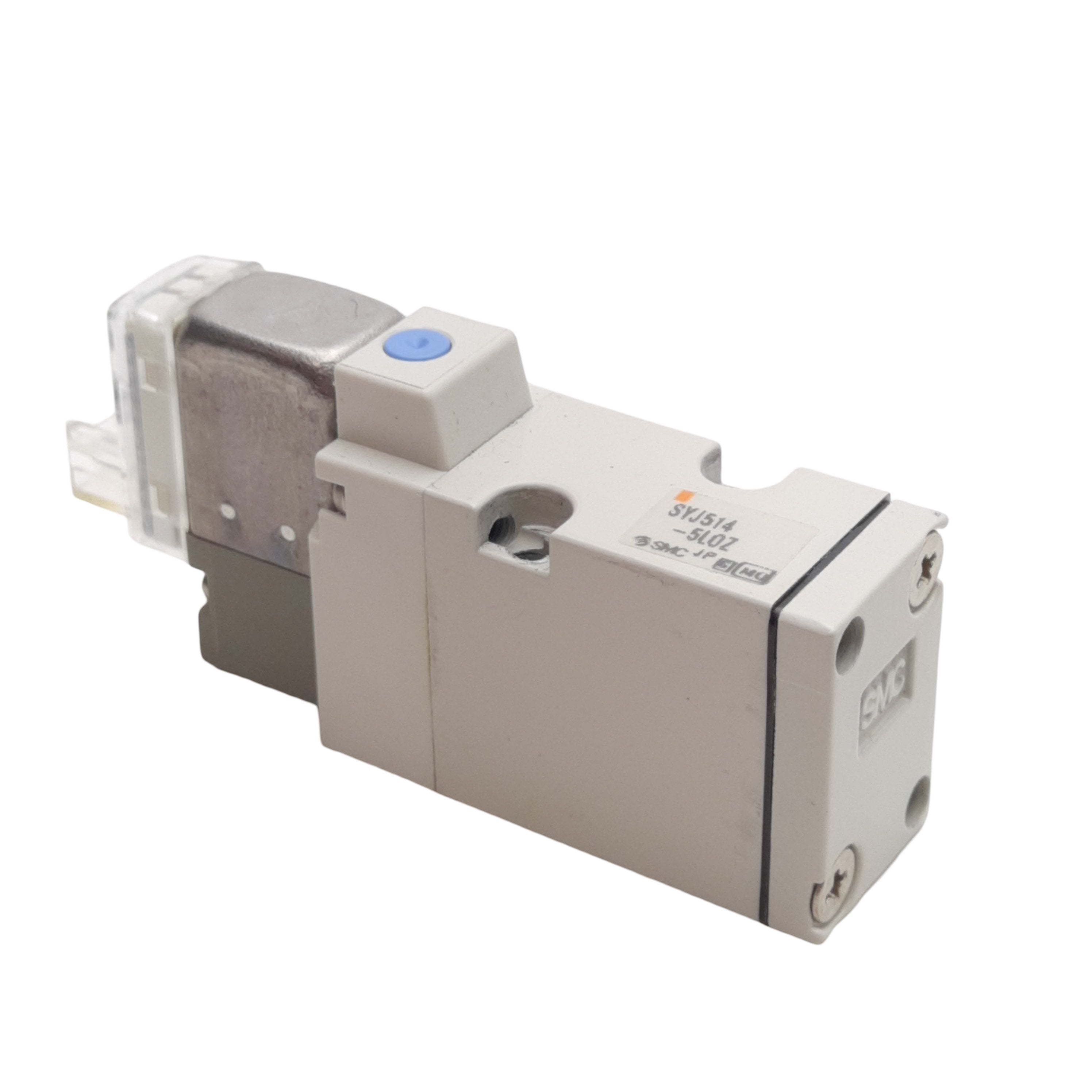 SMC SYJ514-5LOZ Solenoid Valve, 3-Port Normally Closed, 0.15-0.7MPa, 2 ...