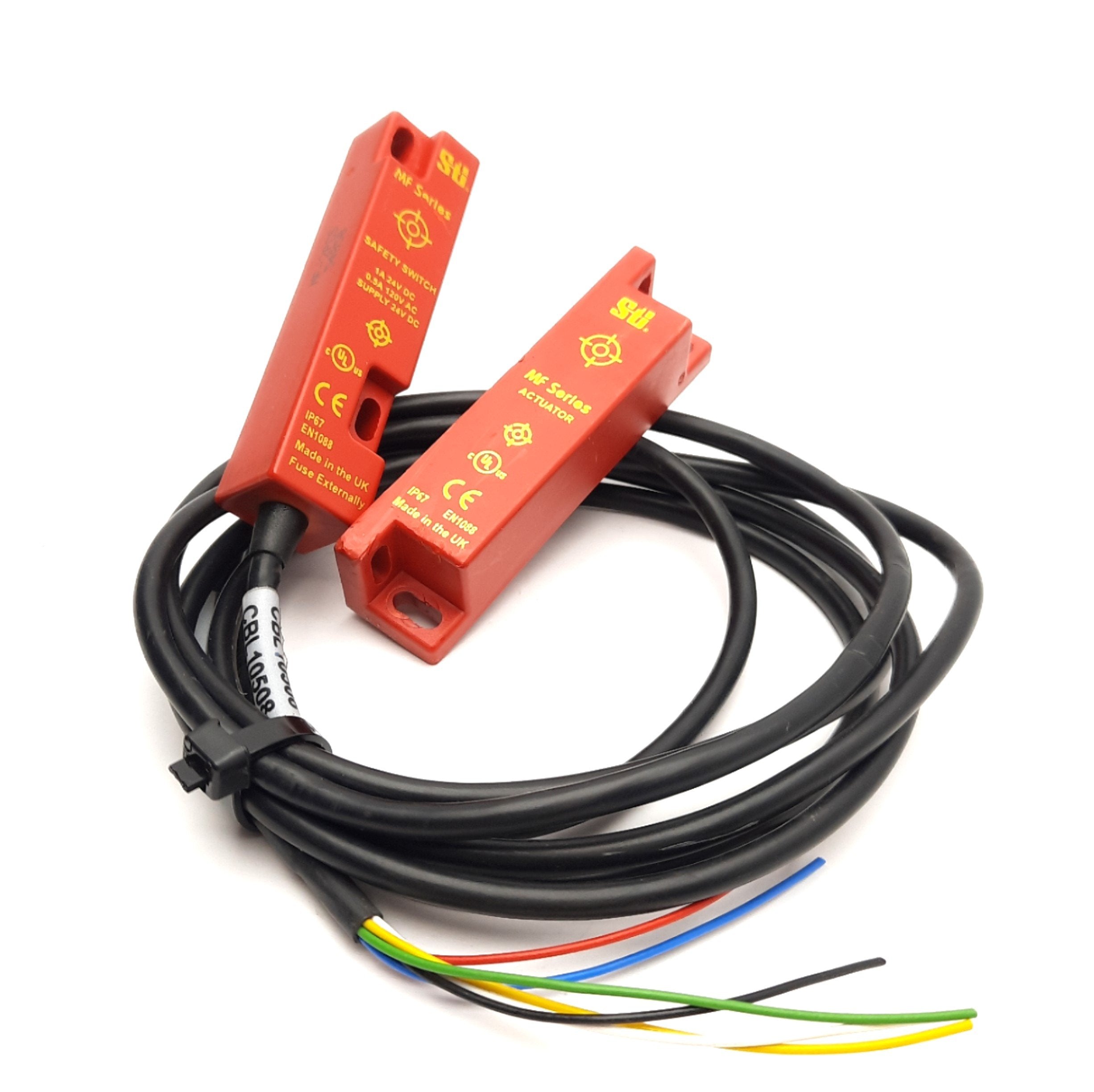 Sti MF-2PC5 Safety Switch & Actuator, 24VDC Supply, SPDT 120VAC/24VDC ...